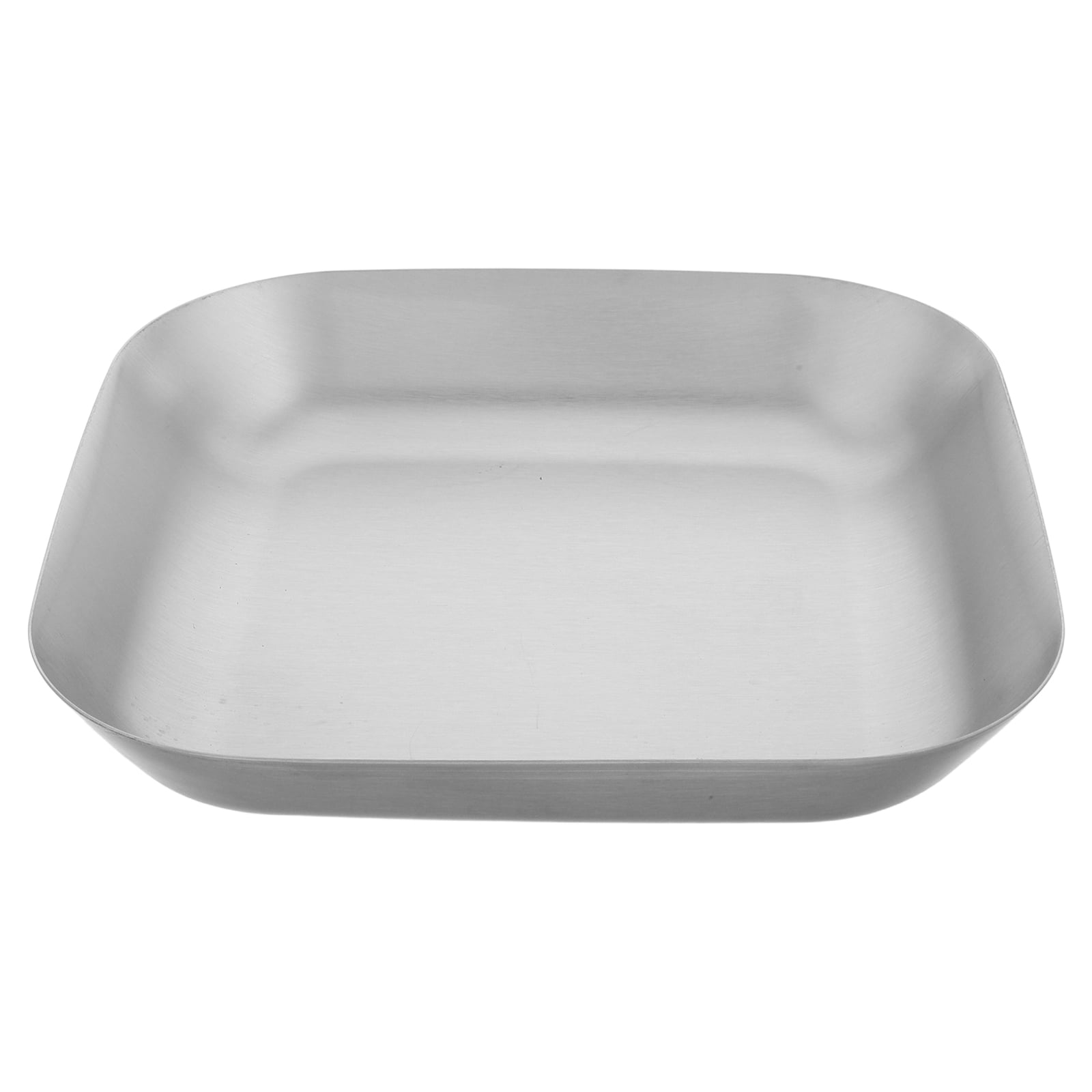 Masteelf Outdoor Camping BBQ Plate Stainless Steel Square Serving Dish ...