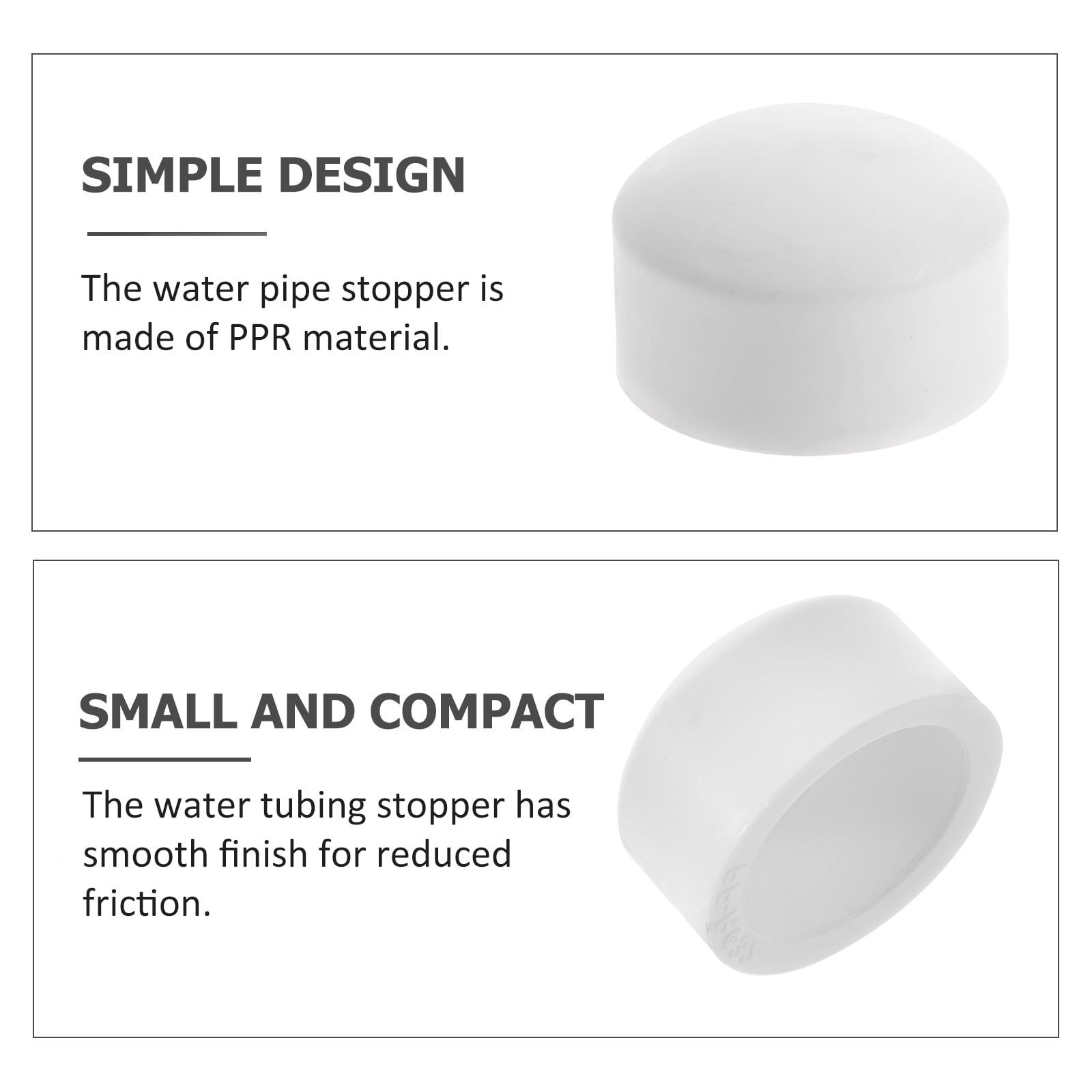 Masteelf PPR Sprinkler End Caps for Tube Green Color Water Pipe Plugs ...