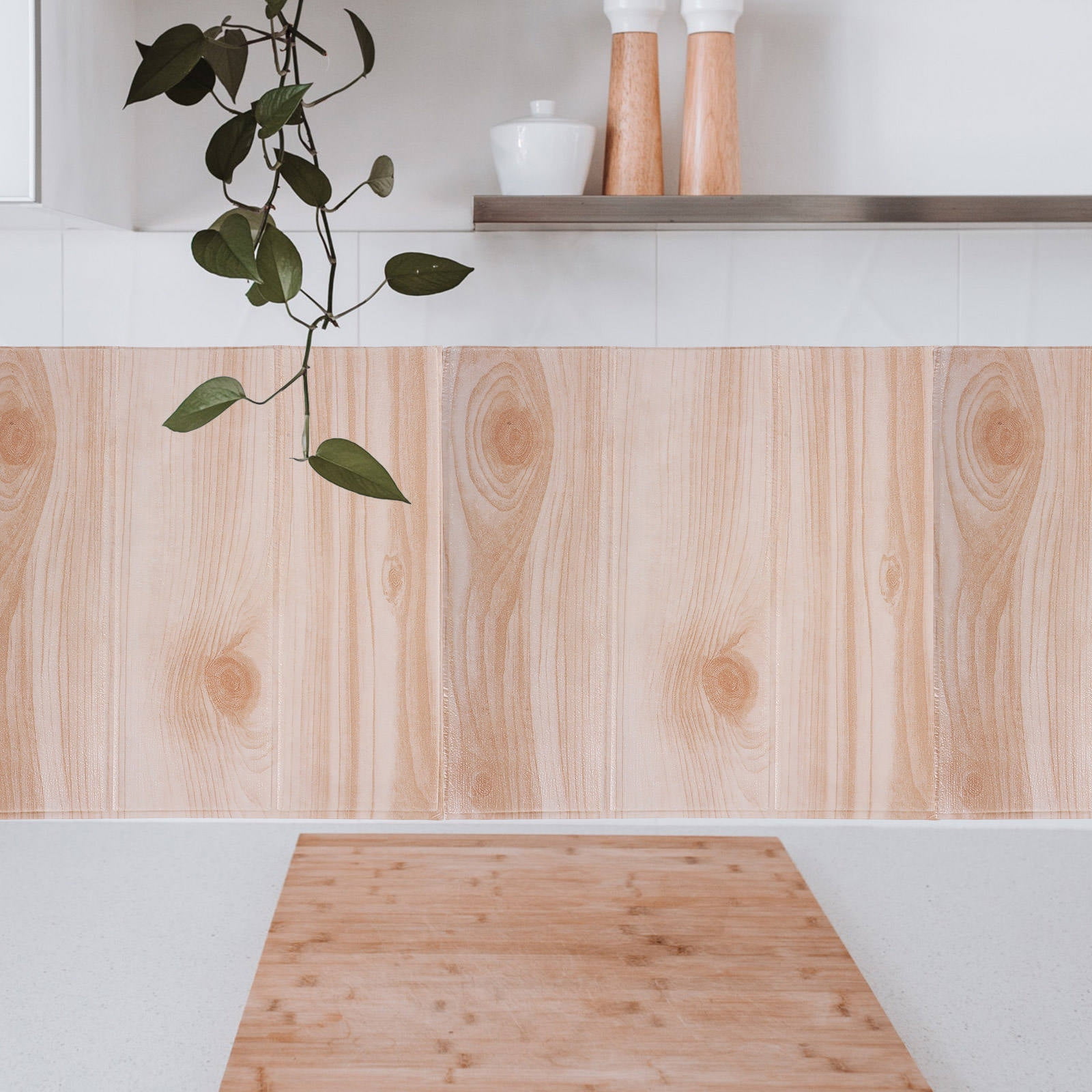 Masteelf Paintable Wallpaper with Realistic Texture Self Adhesive XPE ...