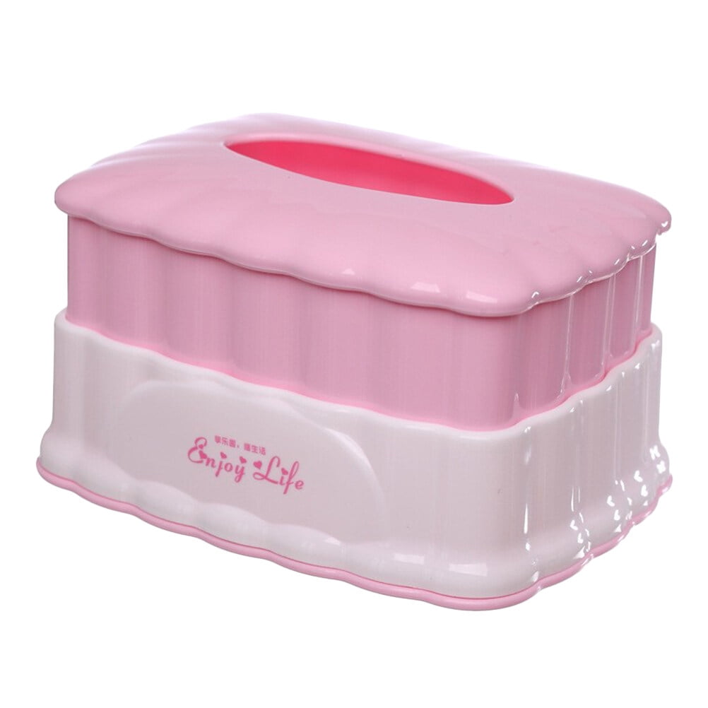 Masteelf Desktop Tissue Holder 1pc Liftable Paper Storage Box Container ...