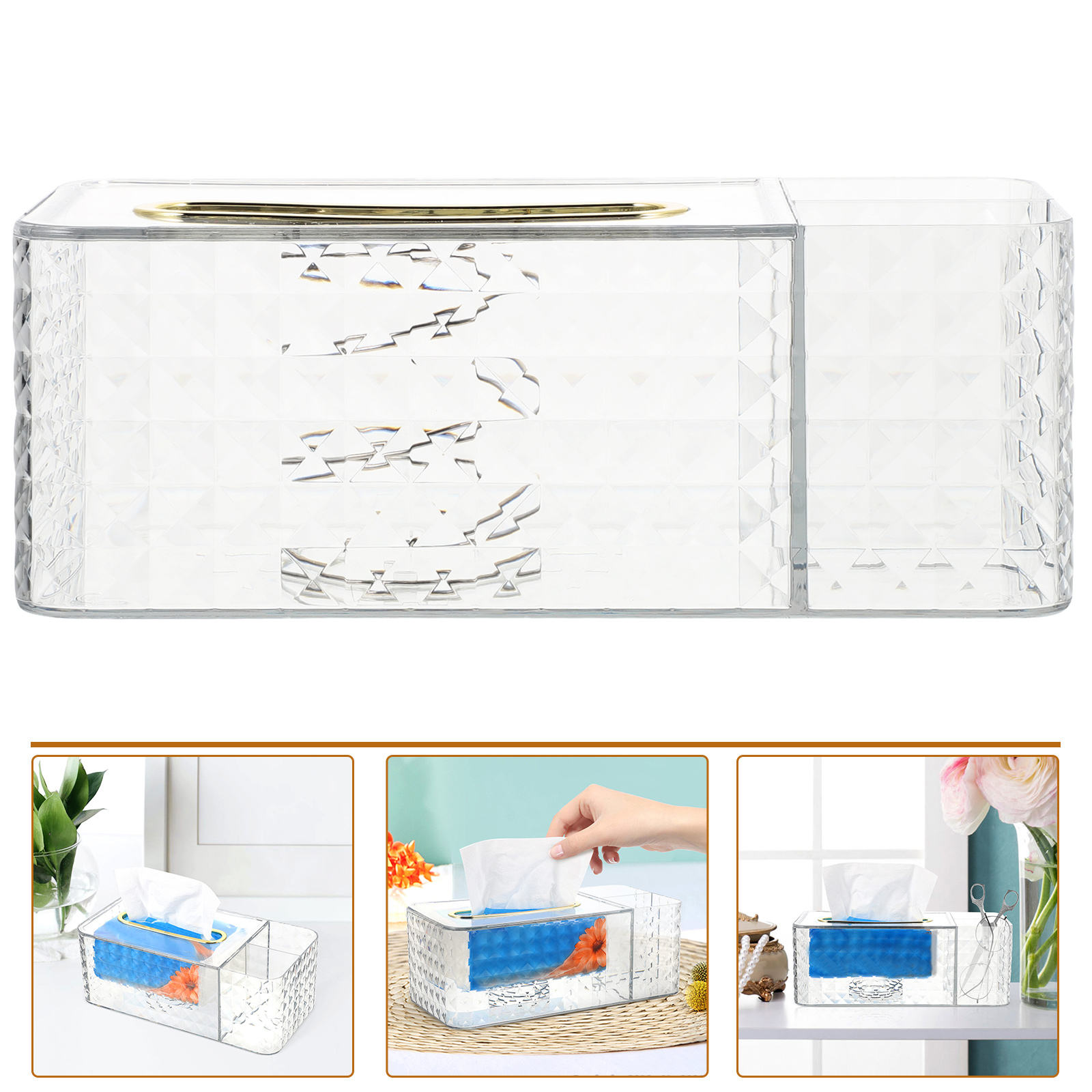 Masteelf Paper Box Good Hand Feeling Tissue Spring Holder Child ...