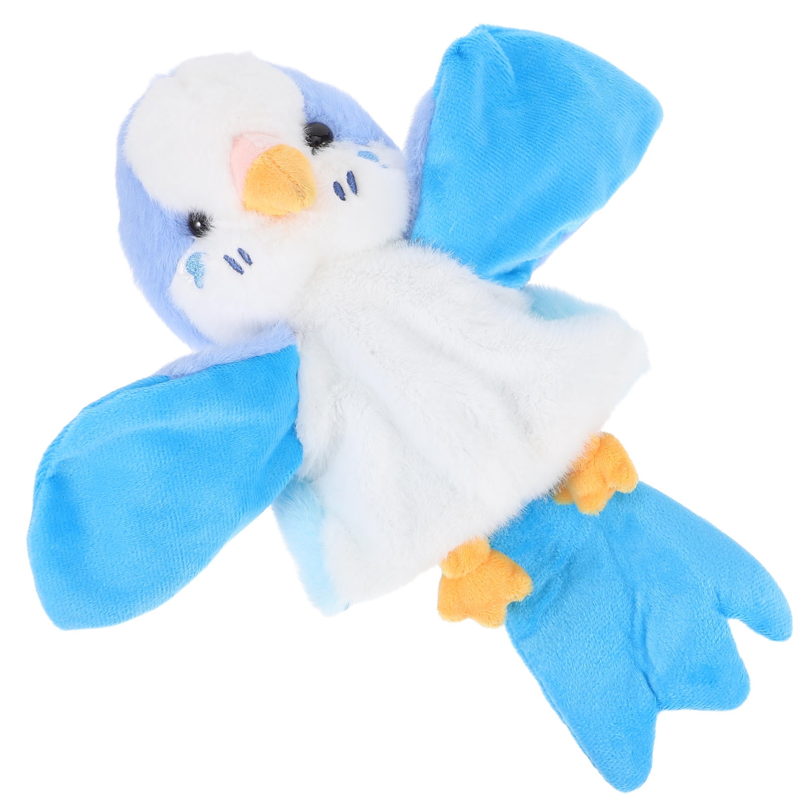 Masteelf Parrot Plush Hand Puppet For Kids Soft Cute Bird Puppet Fabric ...