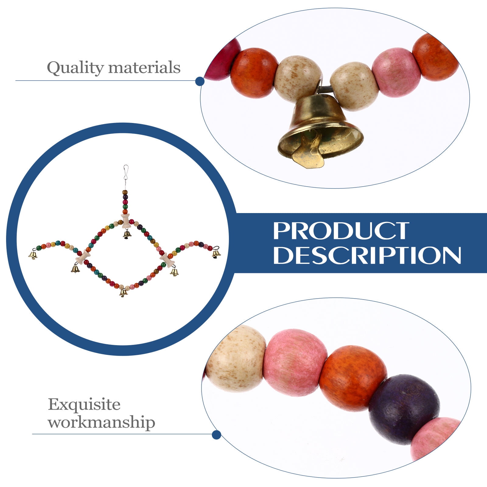 Masteelf Parrot Rope Swings Parrots Accessories Colorful Bird - Walmart.com