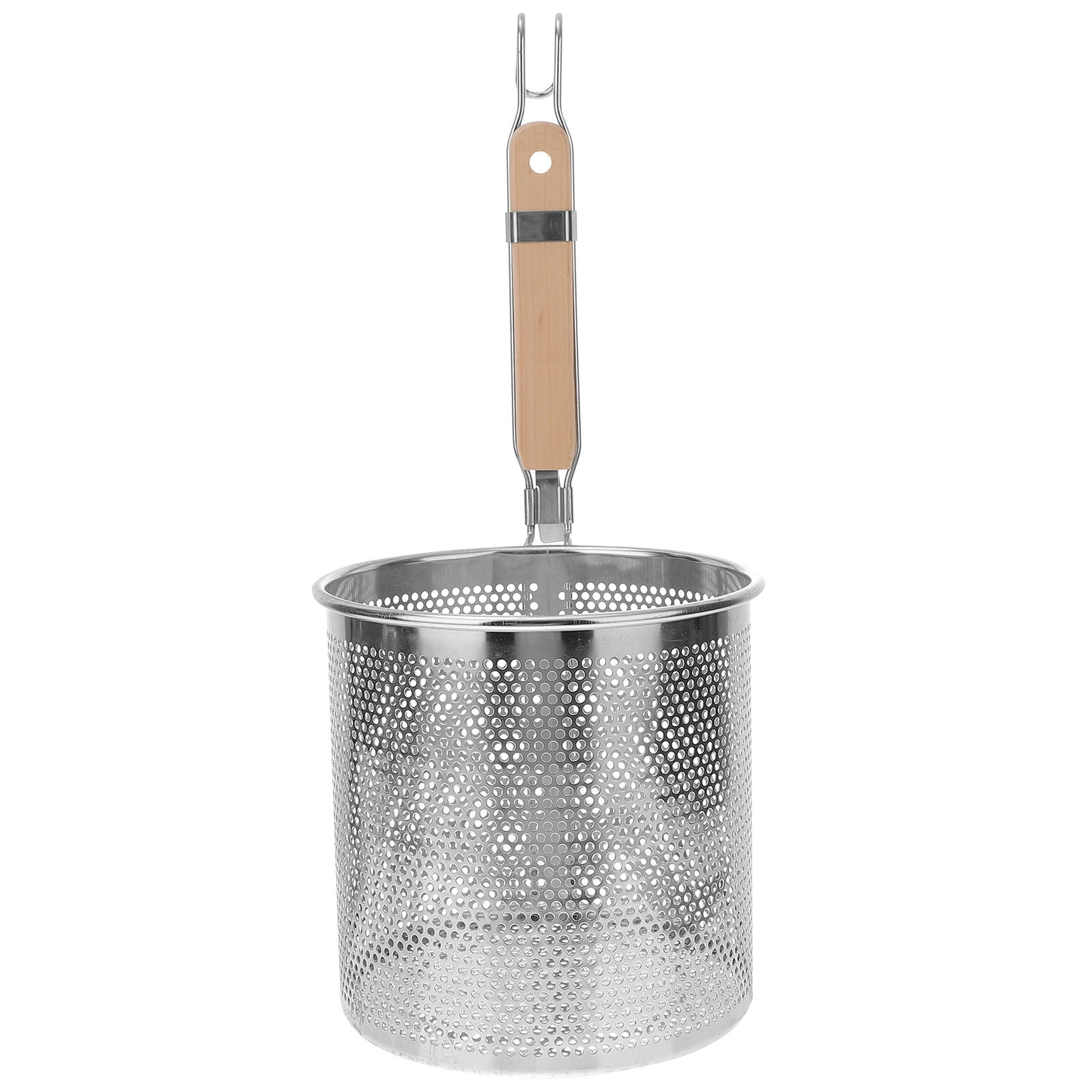 Masteelf Pasta Strainer with Handle Pot Spoon Kitchen Tool Meat ...