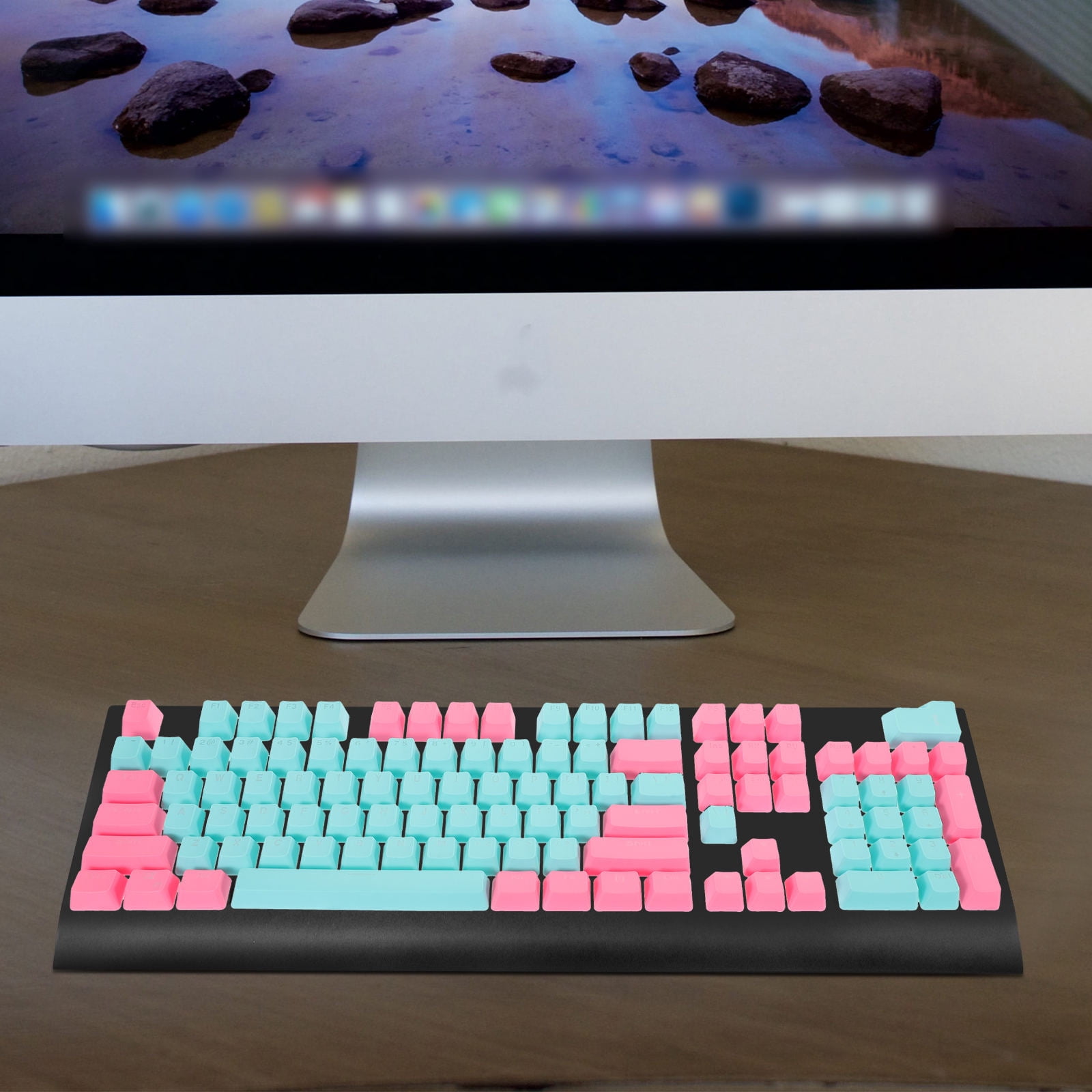 Masteelf Pbt Keyboard Cap Useful Caps Clear Characters Keycaps ...