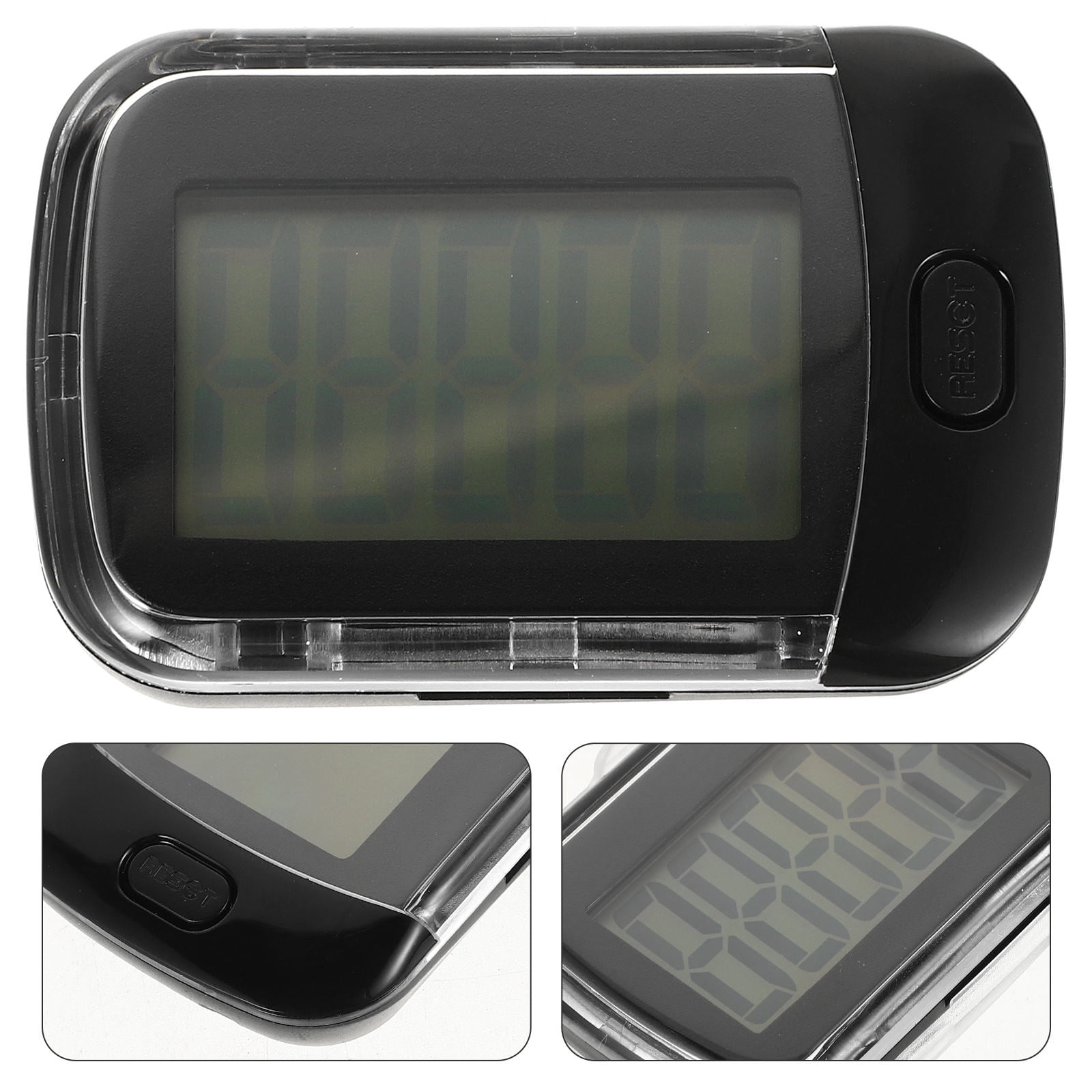 Masteelf Pedometer For Walking 3D Step Counter With Clock Accurate Steps Tracker Portable ...