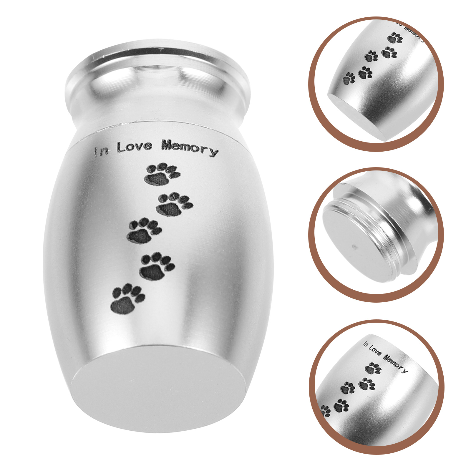 Masteelf Pet Cremation Urn for Storing Ashes Small Size Suitable for ...