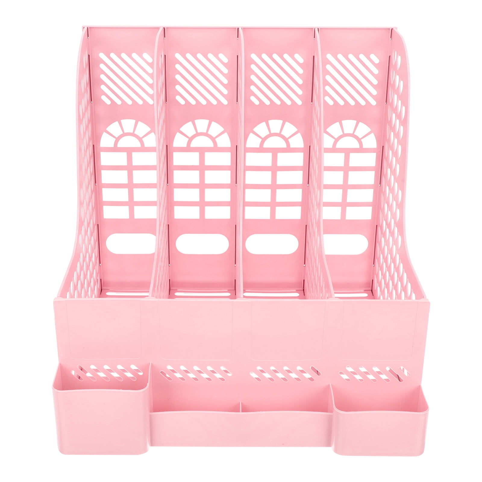 Masteelf Pink Book Divider Storage File Holders Pantry Organizers and ...
