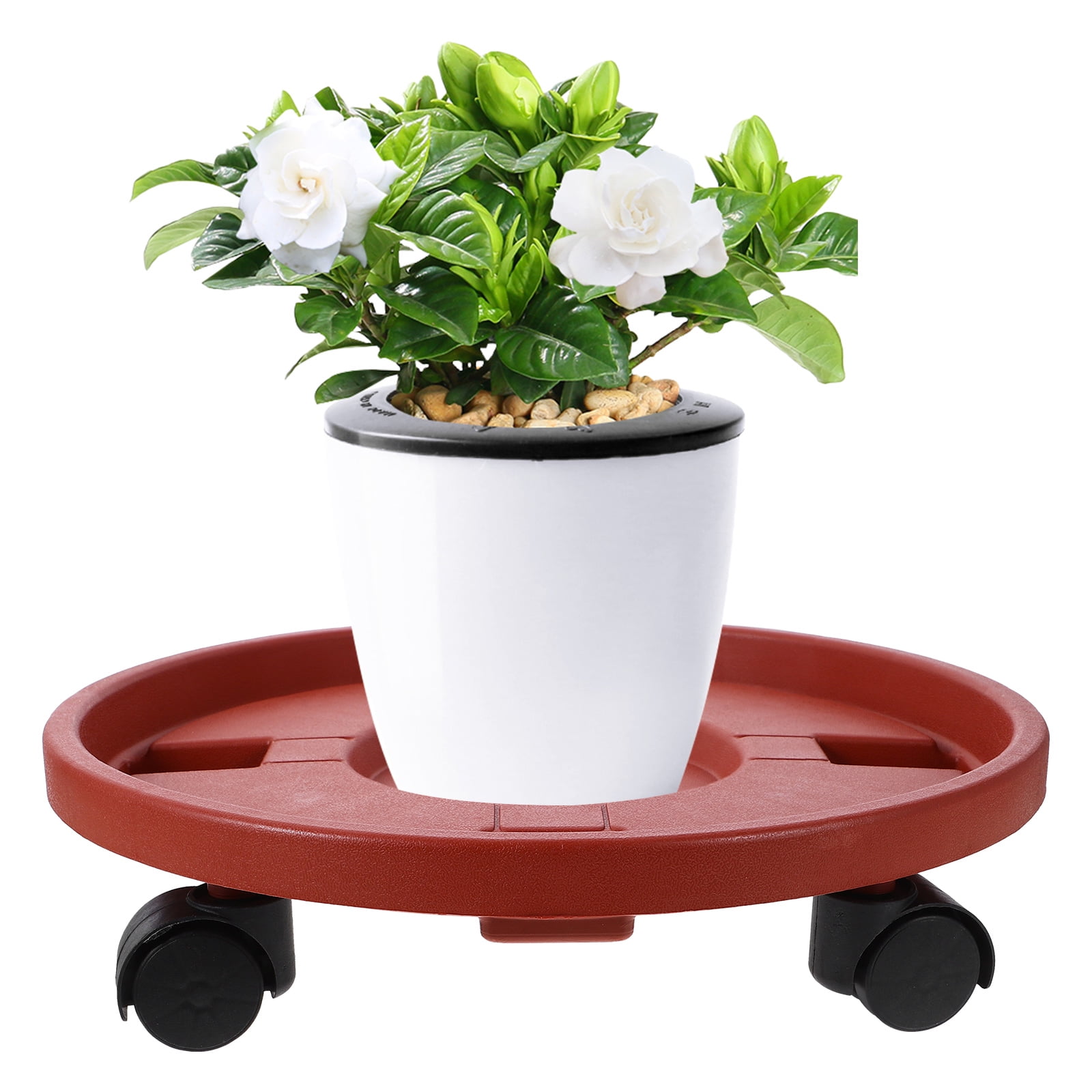 Masteelf Plant Pot Mover Trolley with Wheels for Garden Made of Plastic ...