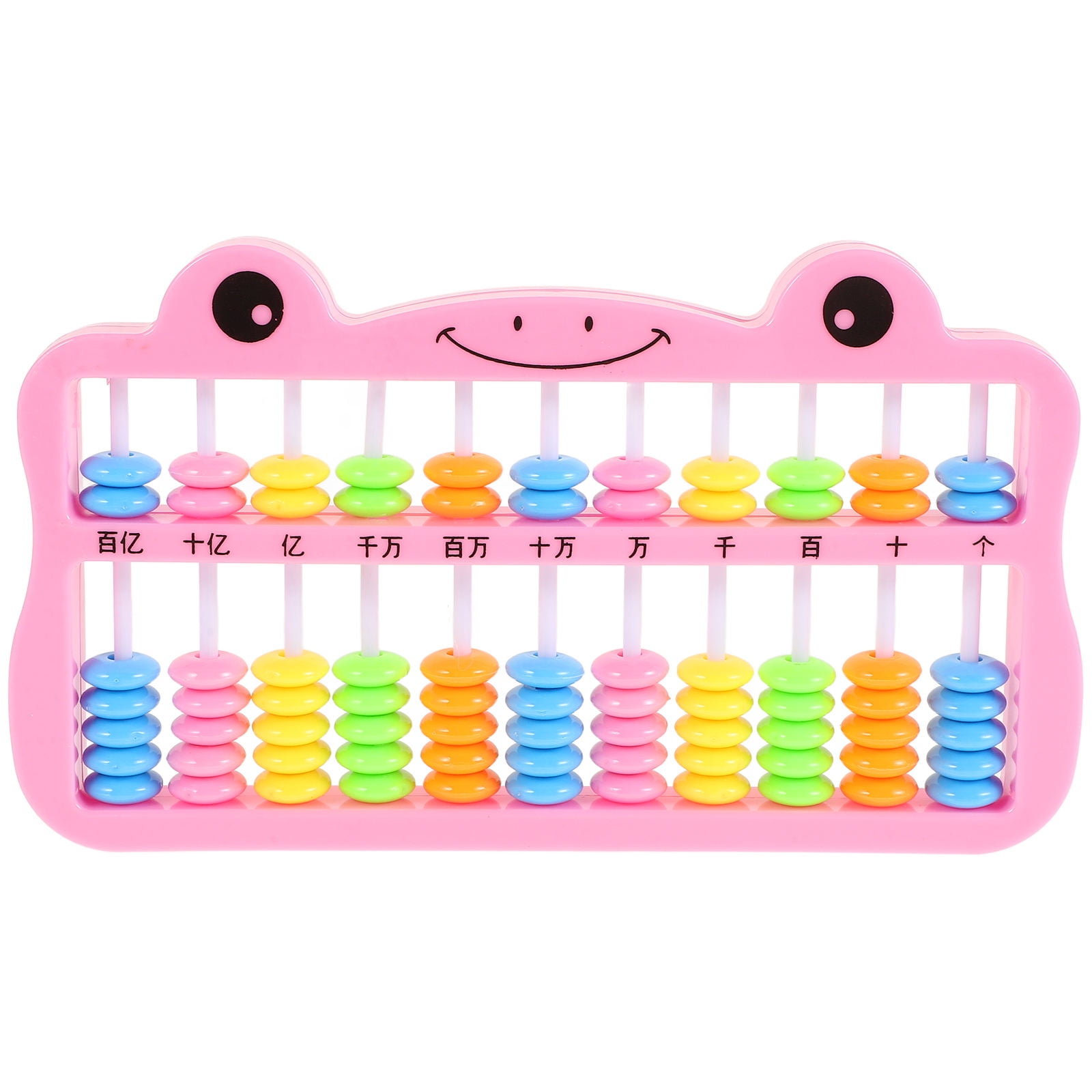 Masteelf Auspicious Abacus Pink Plastic Math Learning Tool for Students ...