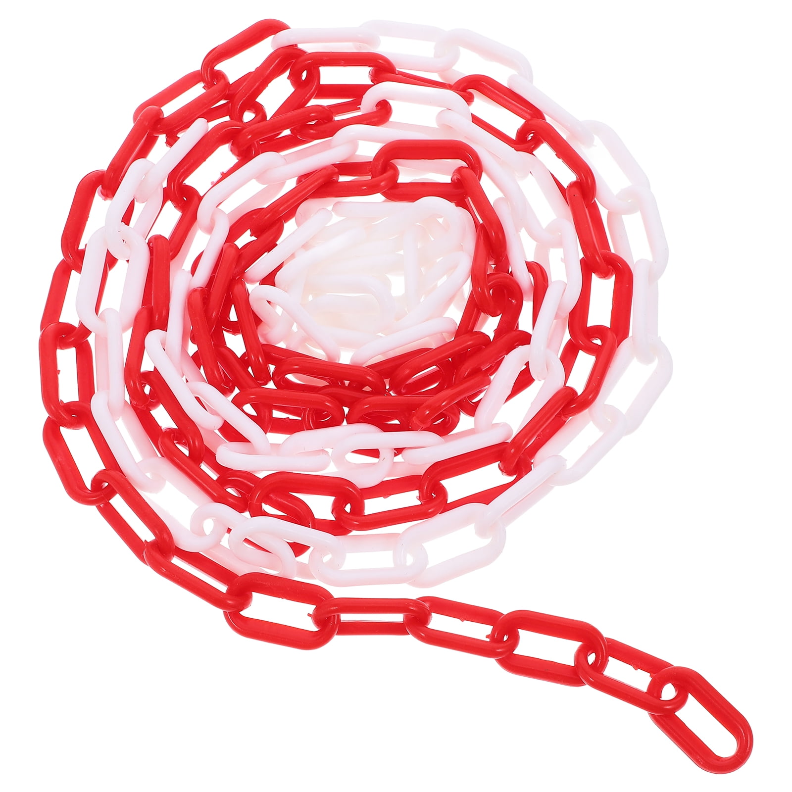 Construction Zone Marking Plastic Barrier Chain - Warning Safety Fence ...