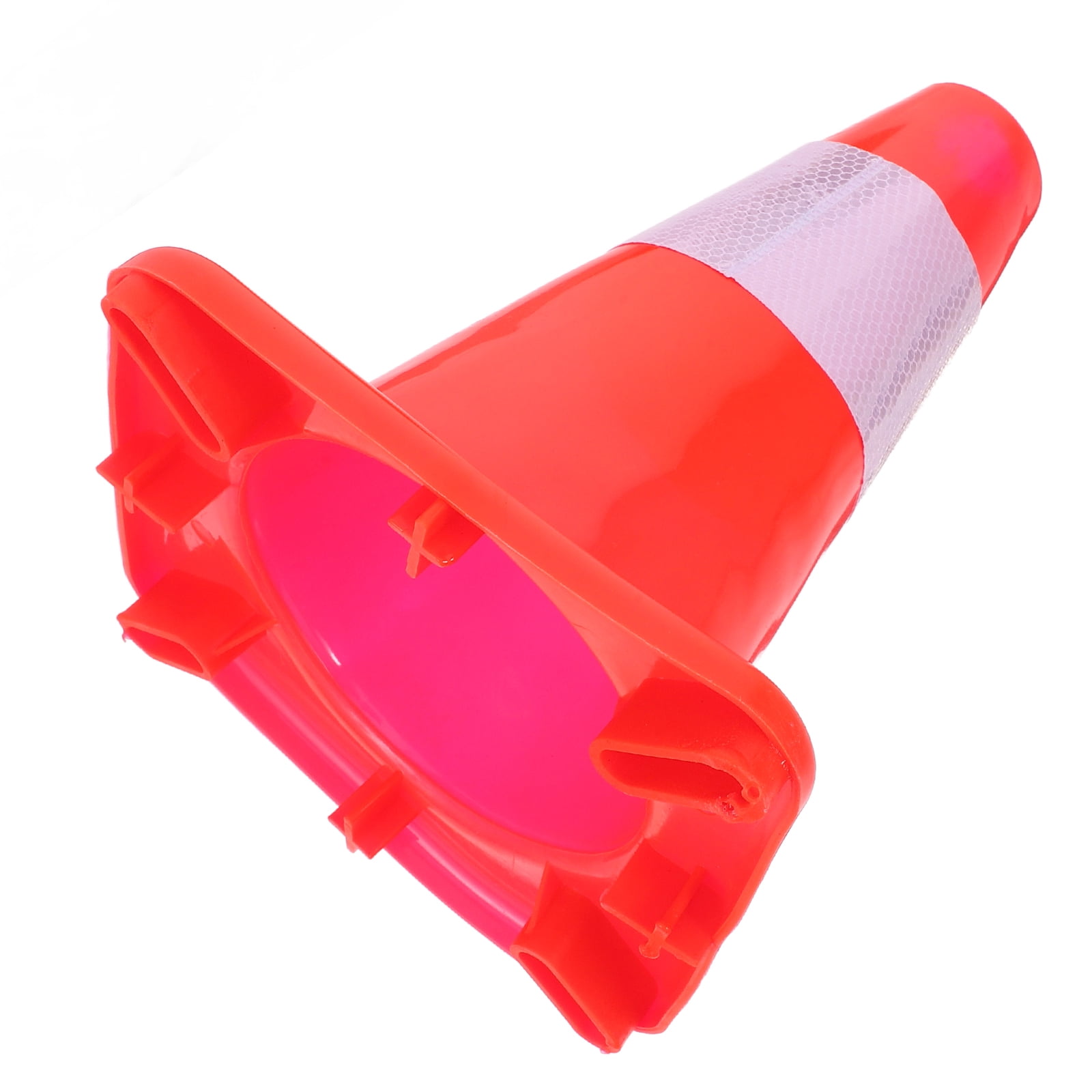 Masteelf Plastic Cone Emergency Cones Rolling Stool with Locking Wheels ...
