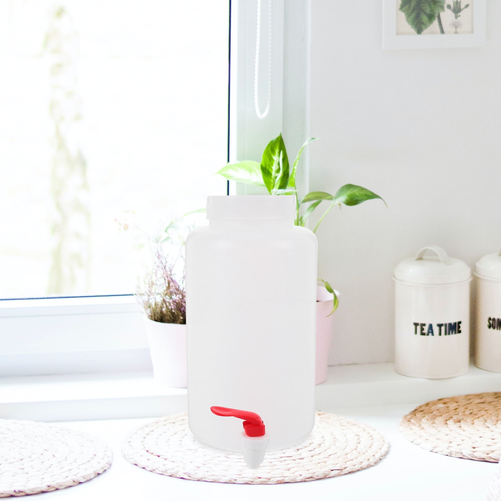 Masteelf Plastic Dispensing Bottle Spigot Bottle Laboratory Reagent ...