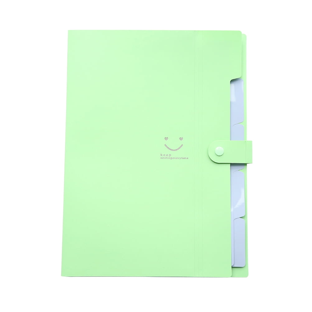 Masteelf Plastic Expanding File Folder with Snap Closure for Document ...
