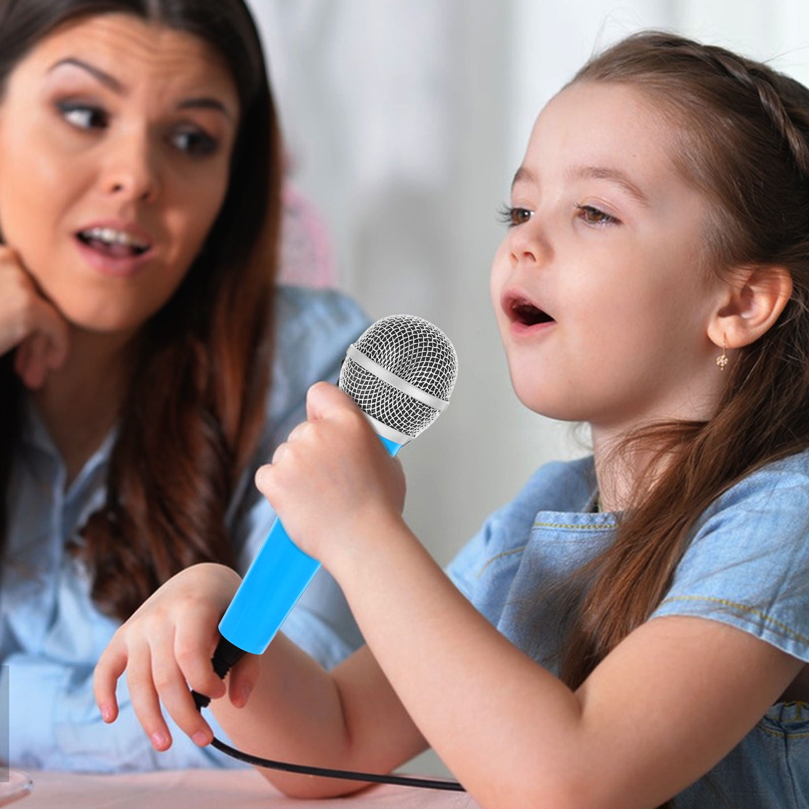 Masteelf Plastic Fake Mic Microphone Kids Toy Fake Microphones ...