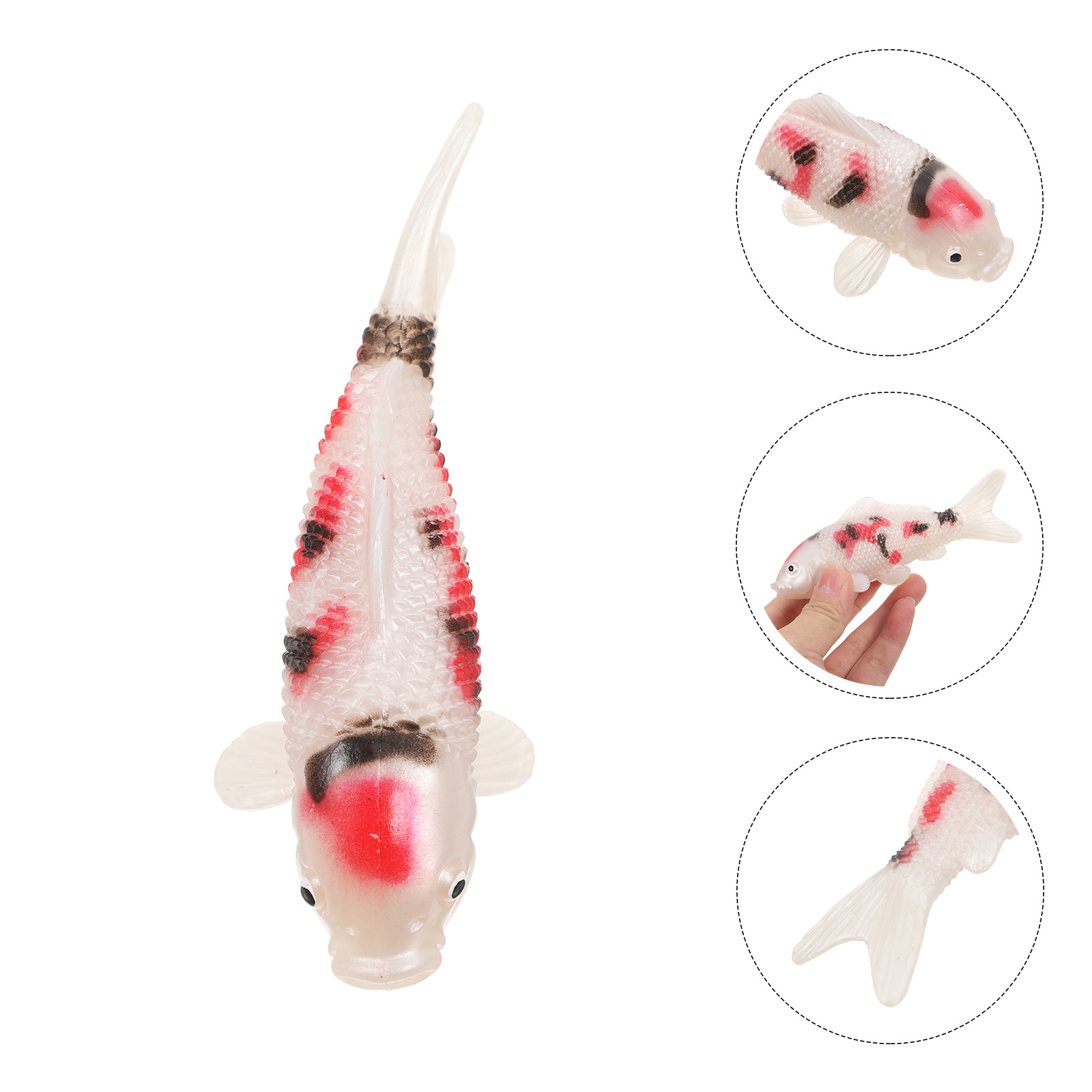 Masteelf Plastic Goldfish Aquarium Ornaments Synthetic Goldfish for ...