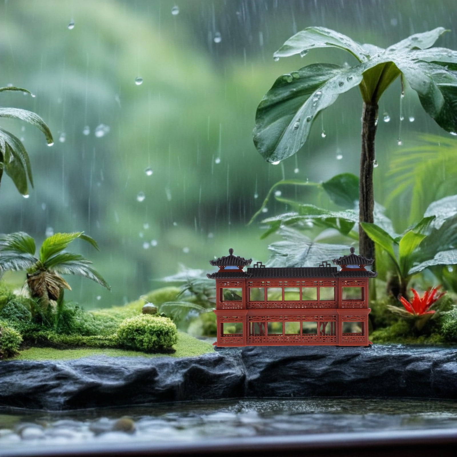 Masteelf Plastic Miniature Pavilion Micro Architecture Model for ...