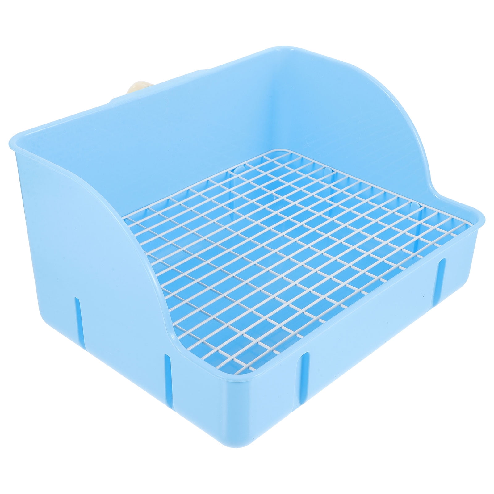 Masteelf Plastic Rabbit Litter Box Indoors Pet Square Toilet Box Potty ...