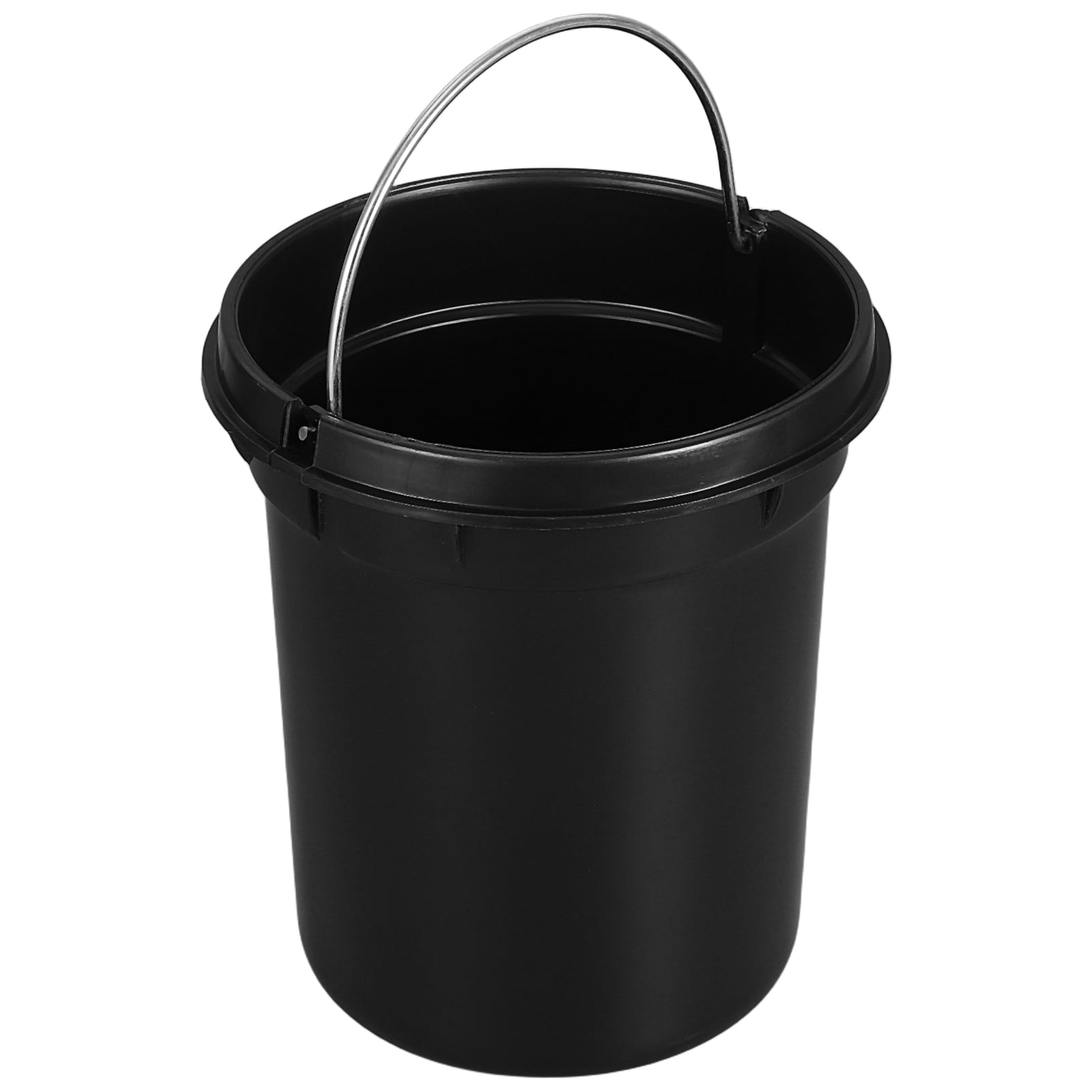 Masteelf Plastic Round Trash Can Inner Tub with Handle 3L Round Plastic ...