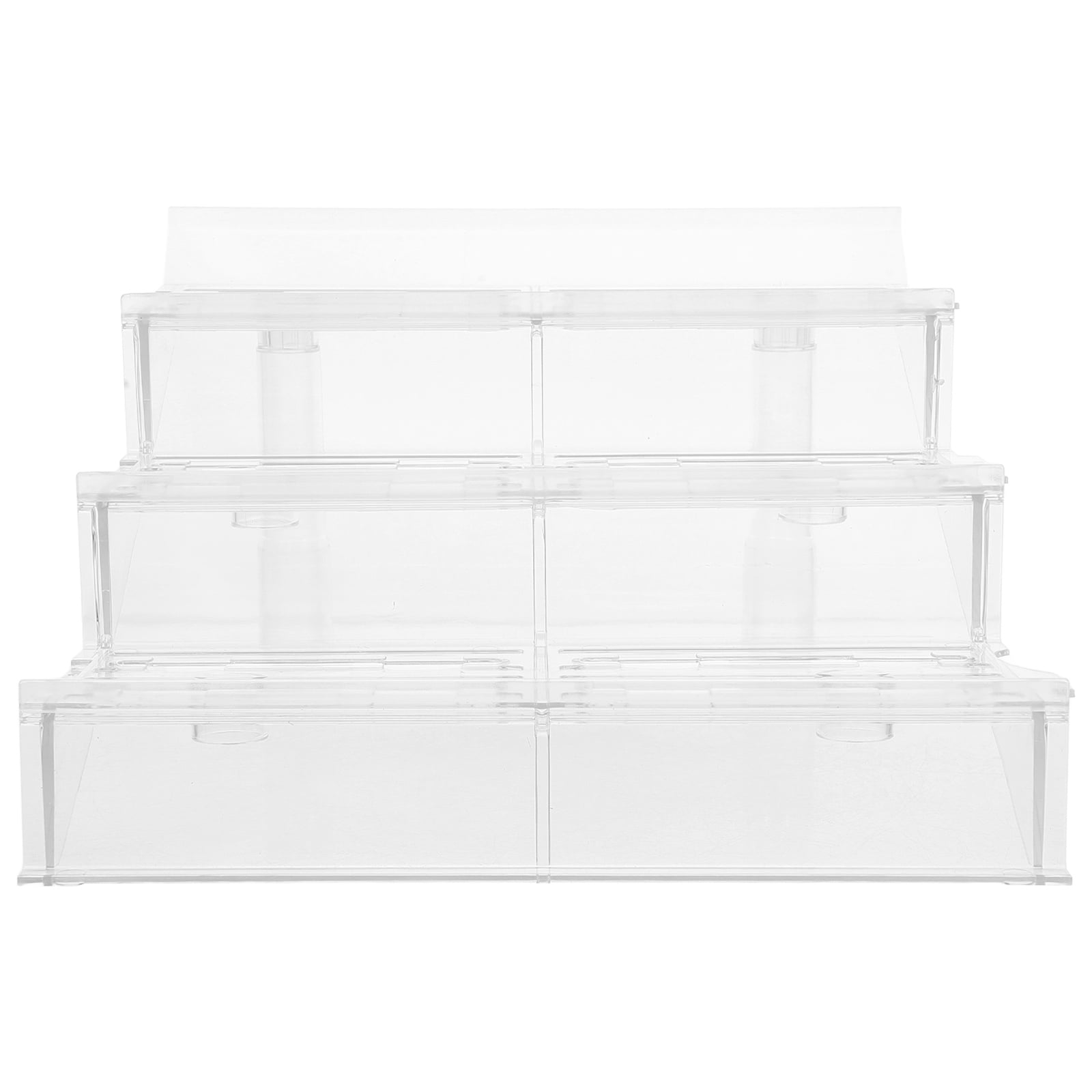 Masteelf Plastic Tiered Display Stand Shelf Perfume Stand Organizer 3 ...