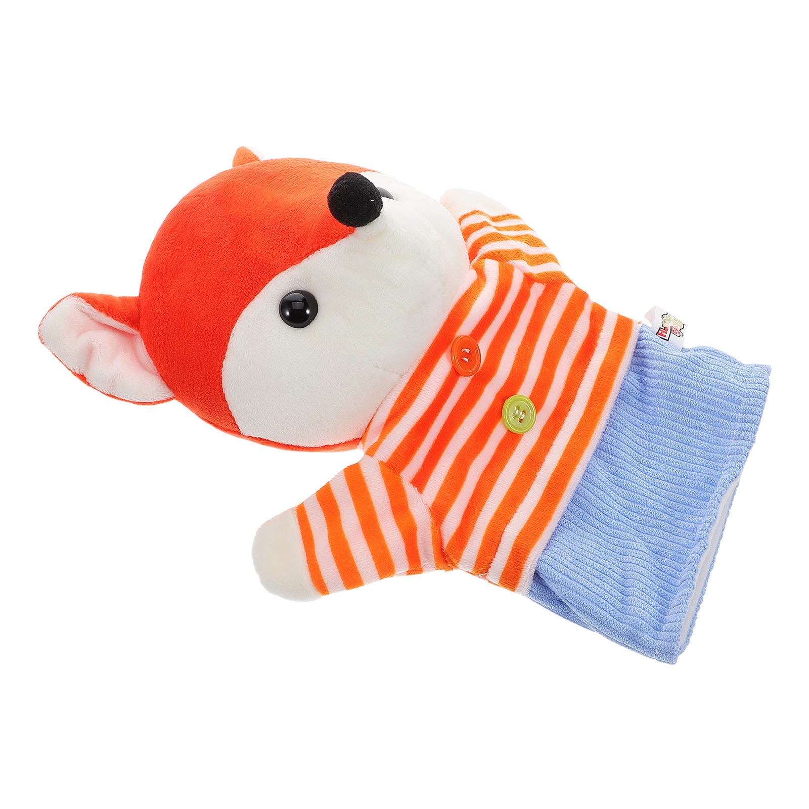 Masteelf Plush Hand Puppet Stuffed Animal Puppets Parent-child Orange ...