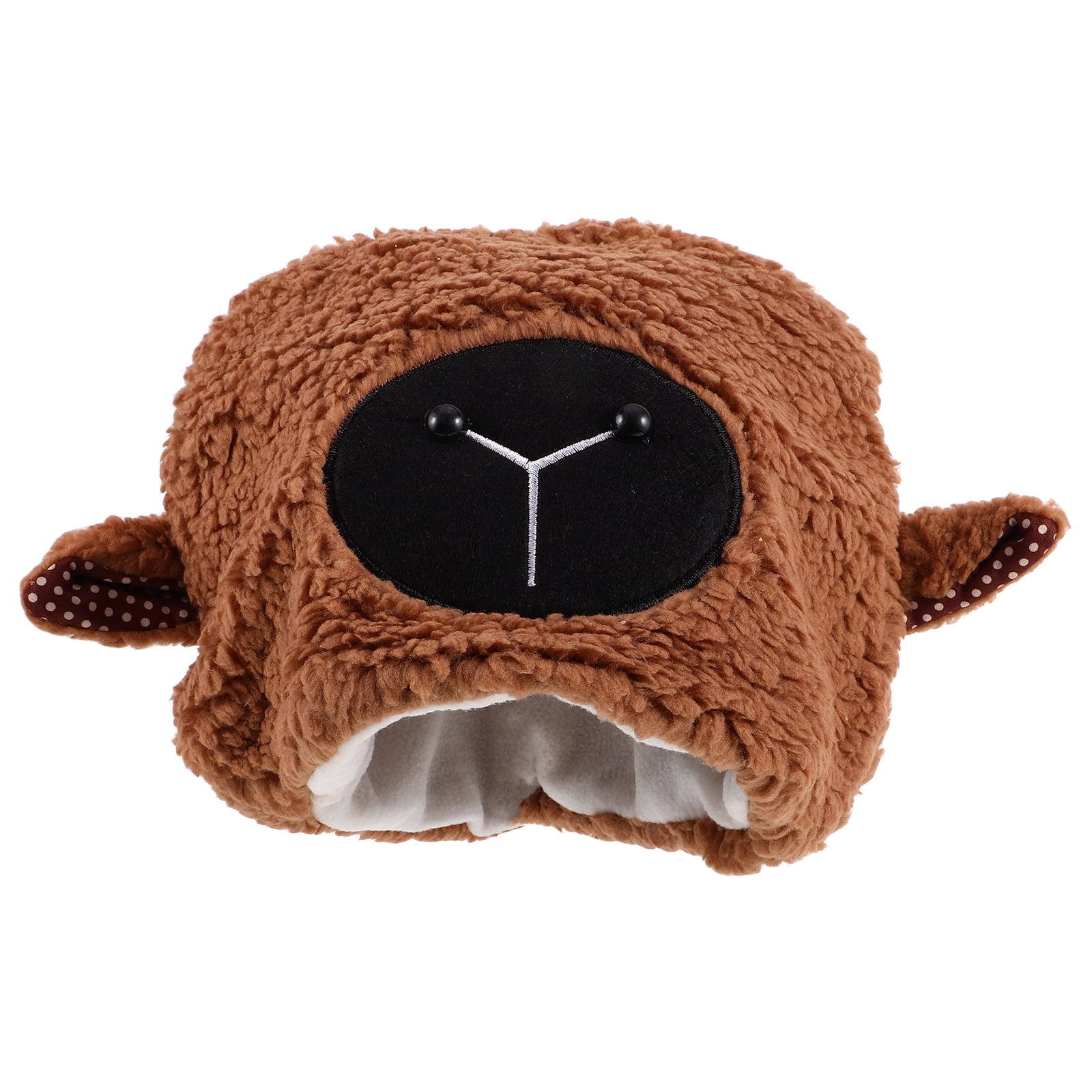 Masteelf Plush Sheep Ear Hood Headgear Cartoon Sheep Cosplay Headgear ...