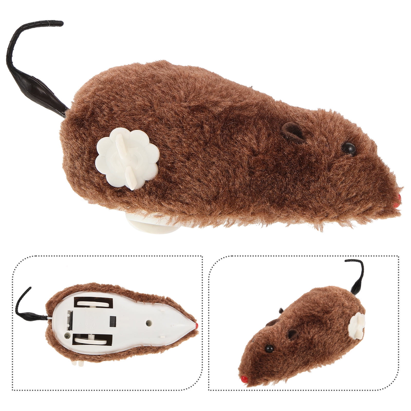 Masteelf Plush Wind up Running Animal Toys Funny Cartoon Robotic Moving ...