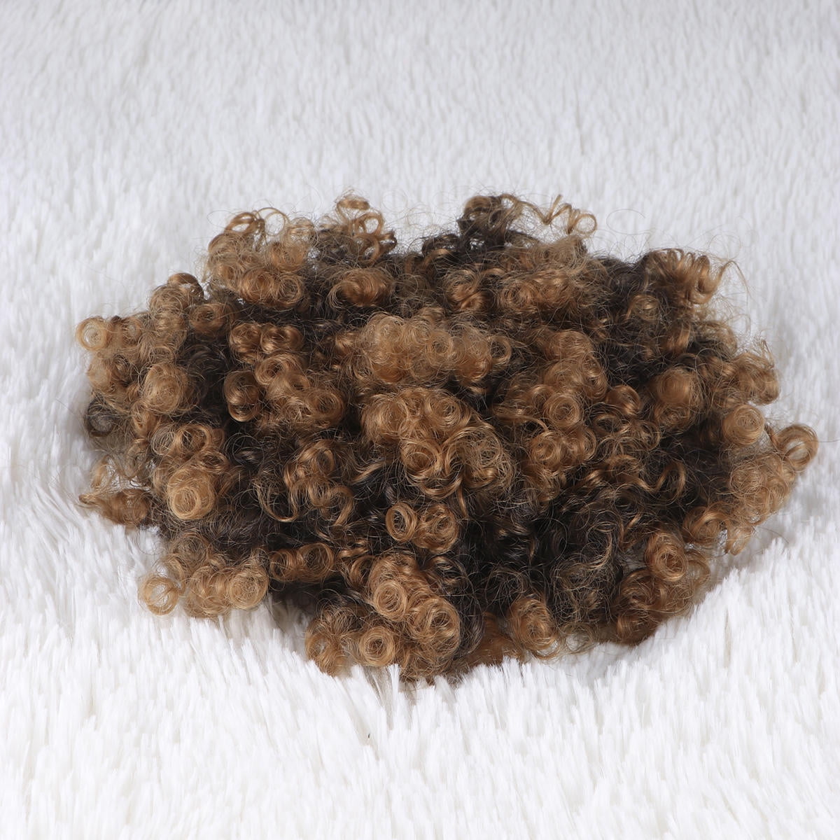 Masteelf Ponytail Faux Topper Fake Hair 20X6cm Golden - Walmart.com
