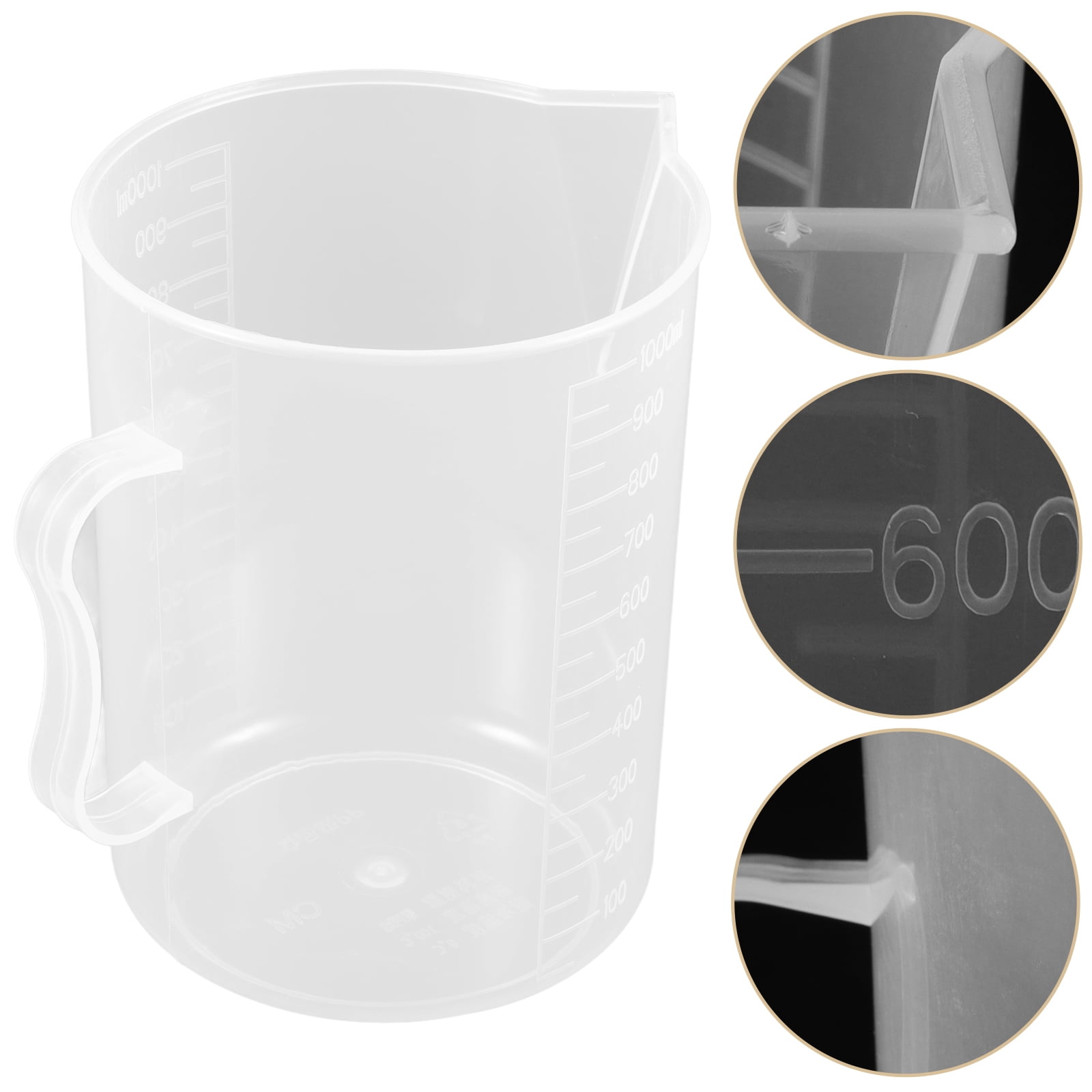 Masteelf Pool Catch Oil Measuring Cup Travel 14.20X12.70X11.20CM White ...