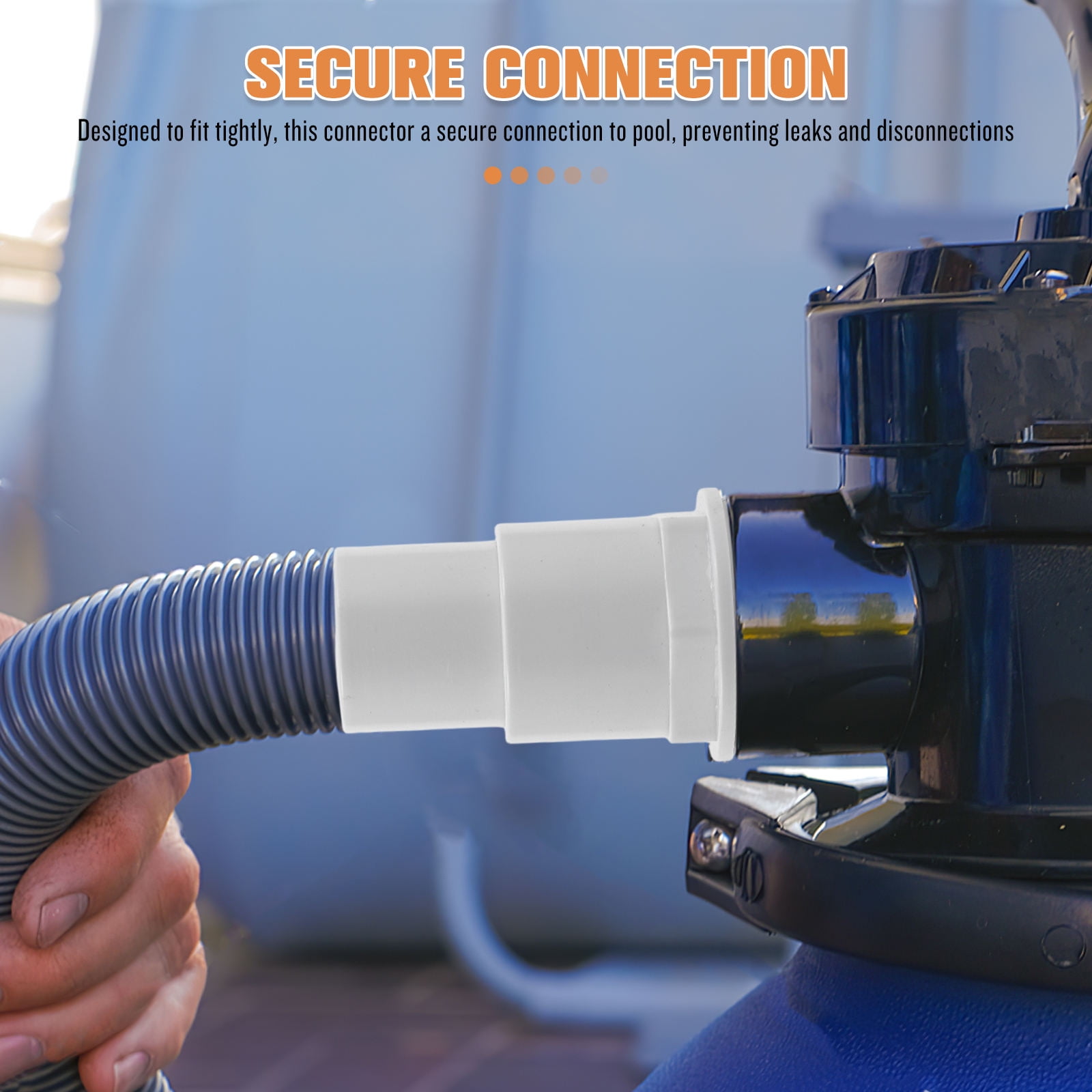 Masteelf Pool Filter Pump Hose Adapter for Above Ground Pools 1 Set ...