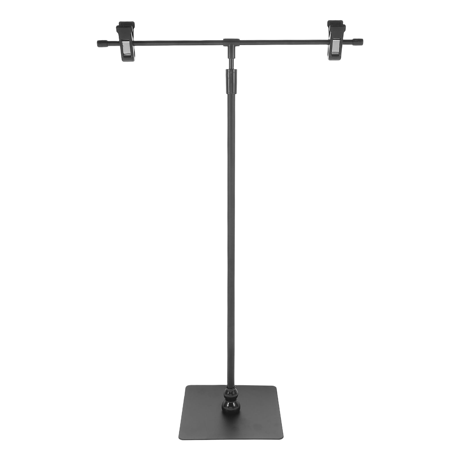 Masteelf Portable Black Metal Poster Stand Adjustable Height T-Shaped ...