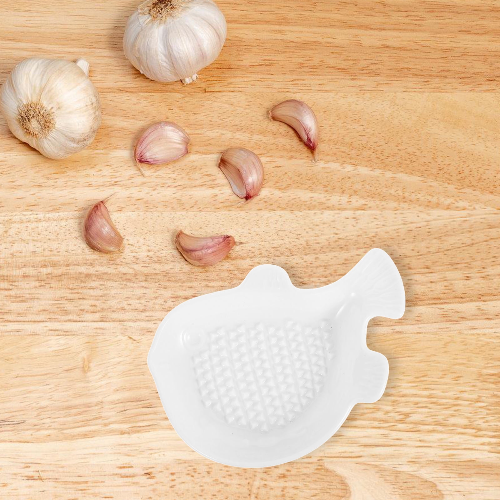 Masteelf Portable Ceramic Ginger Grater Plate Manual Food Chopper for ...