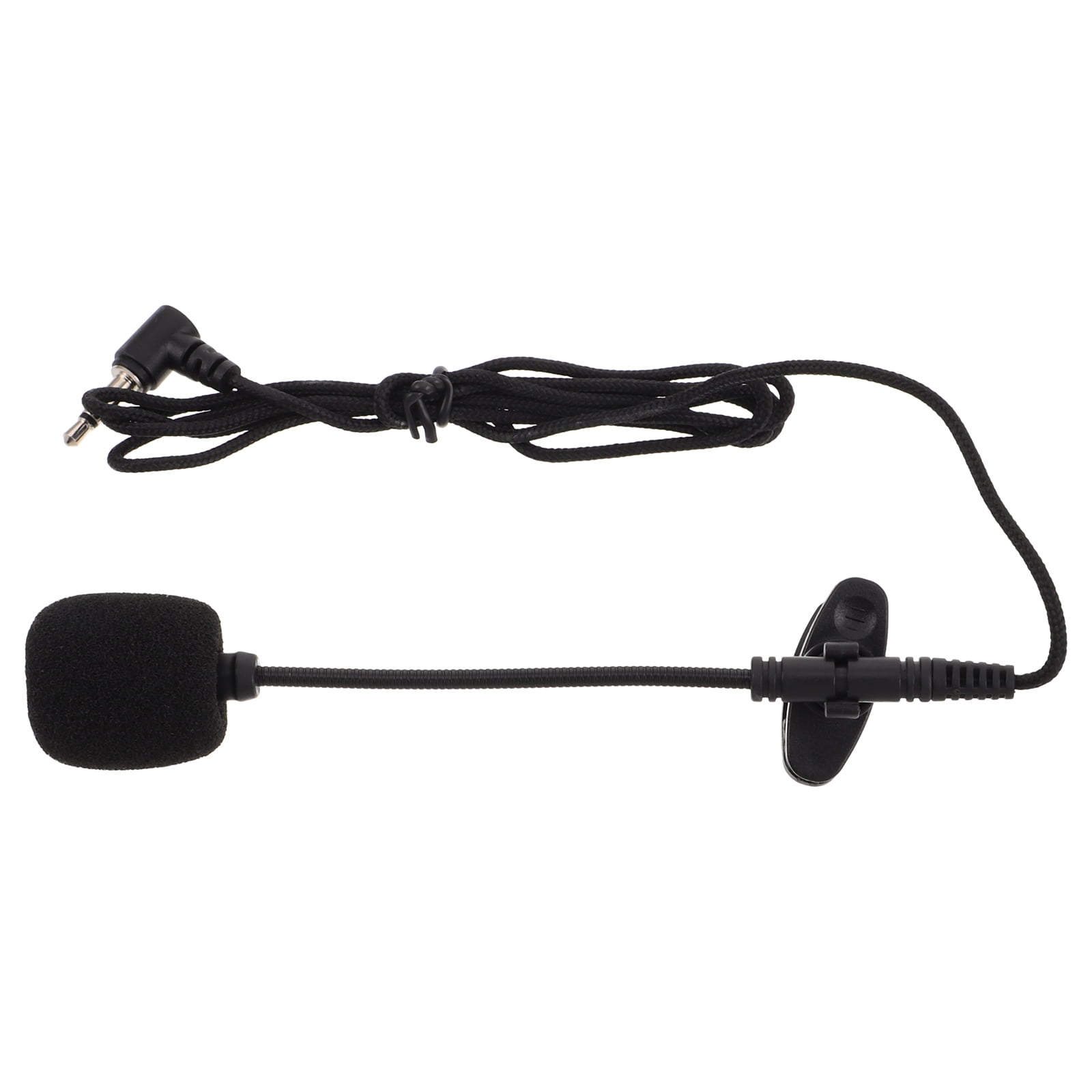 Masteelf Portable Clip Microphone Wired Lavalier Mic Extended Collar ...
