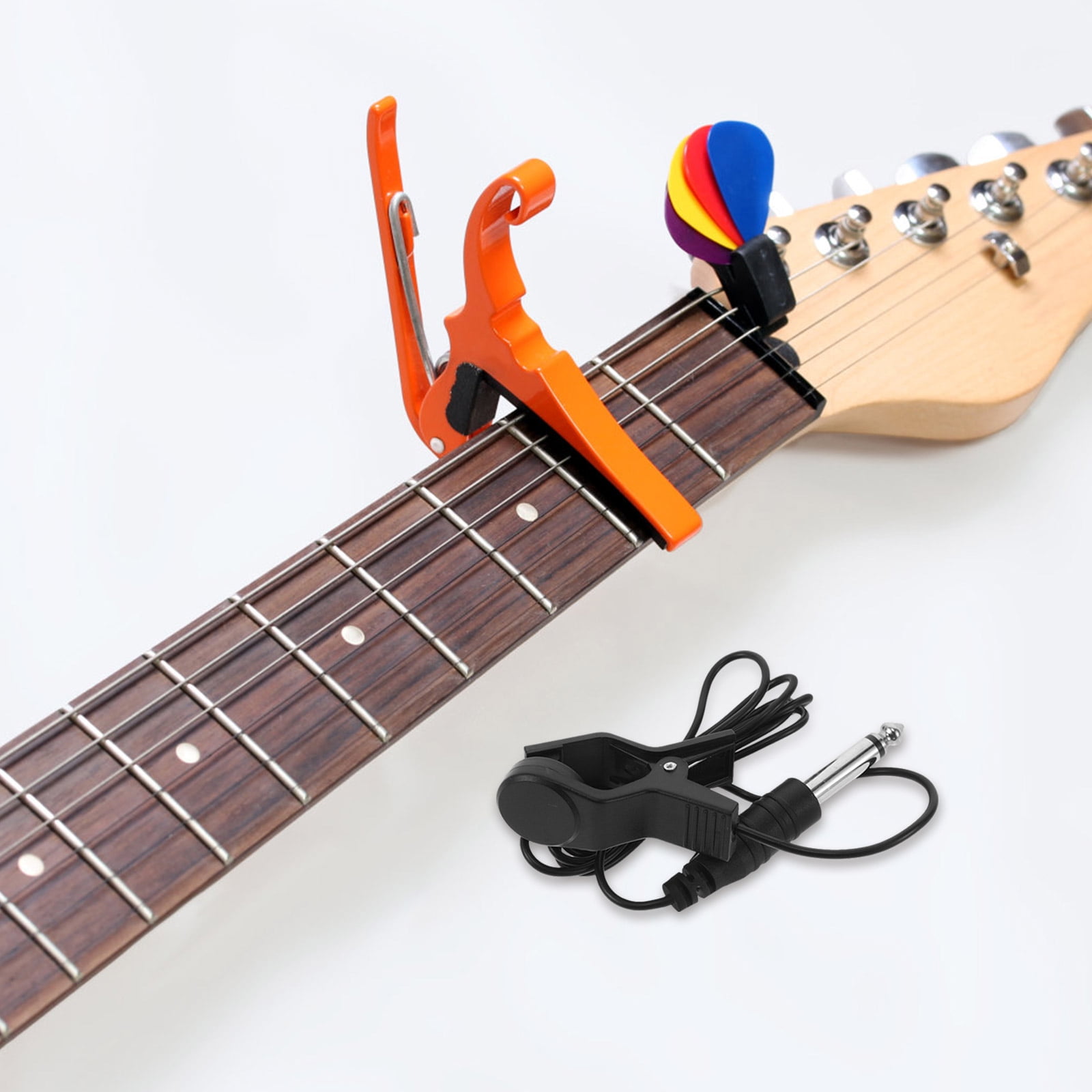 Masteelf Portable Clip-On Pickup Microphone For Acoustic Guitar Violin ...