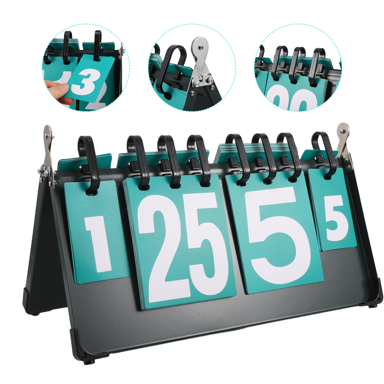 Masteelf Portable Flip Scoreboard Tabletop Scorekeeper Tabletop Score ...