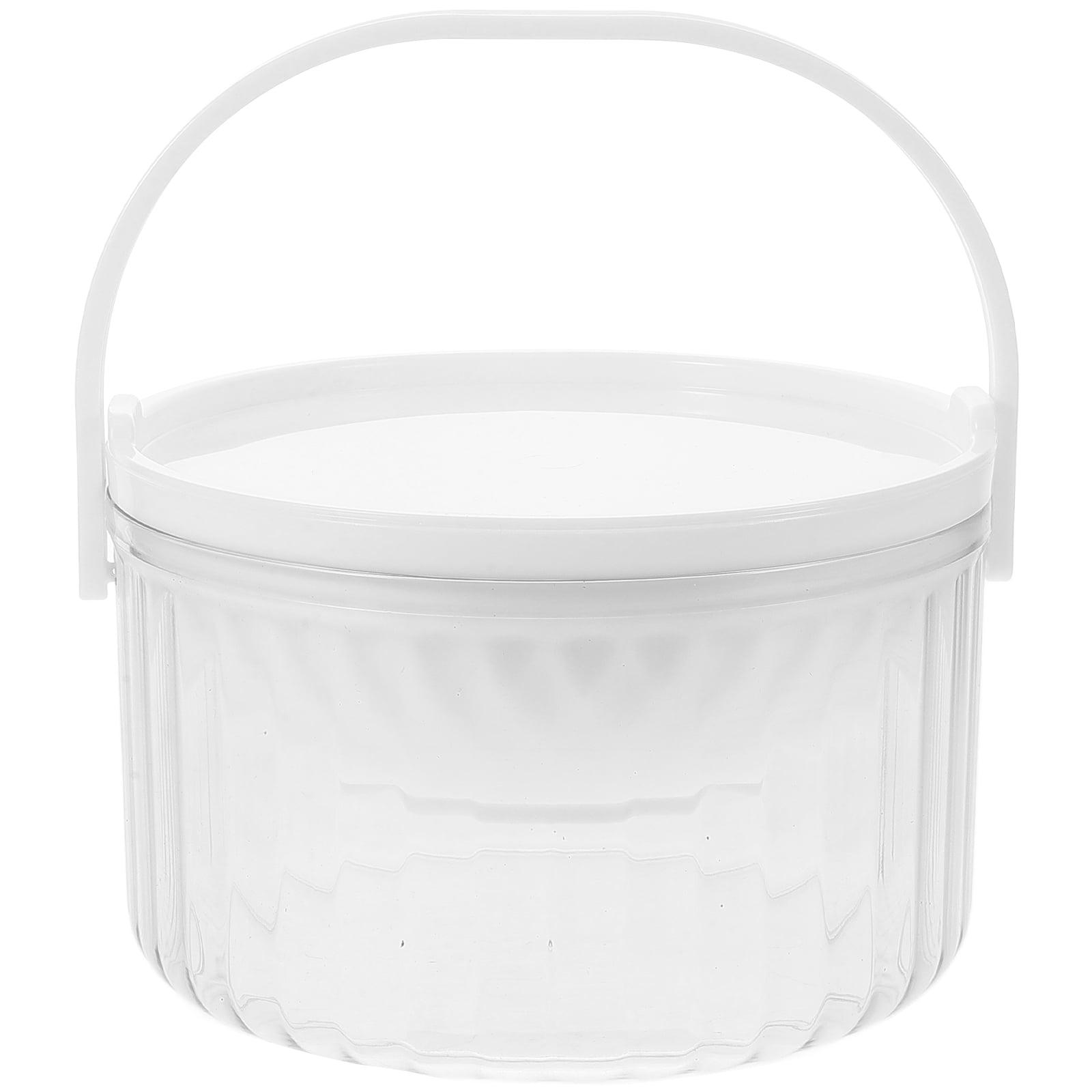 Masteelf Portable Large Plastic Salad Storage Container With Handle For ...