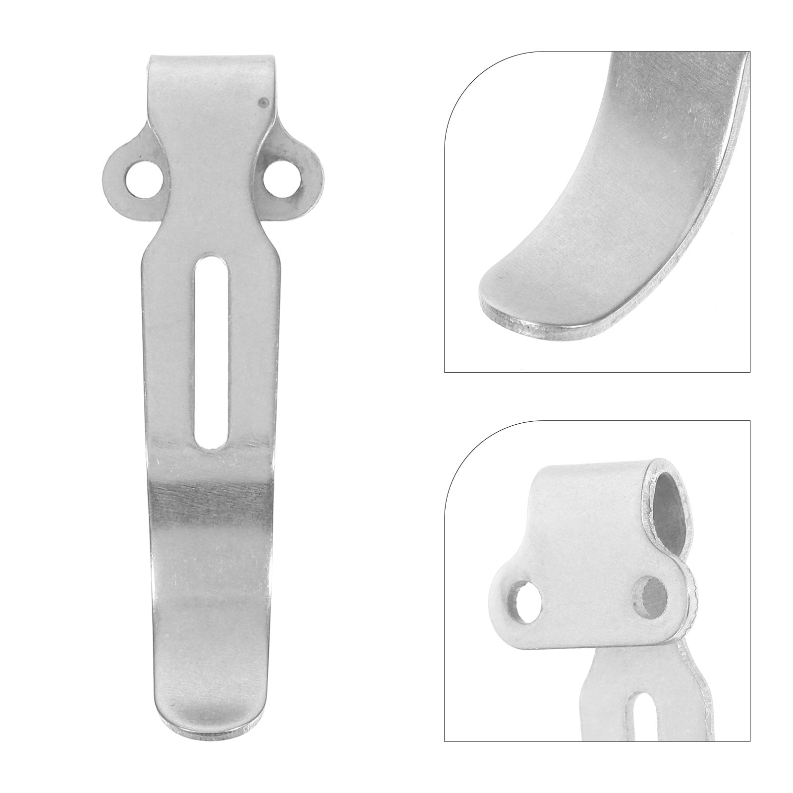 Masteelf Portable Metal Pocket Clip For Compact Stainless Steel Back ...