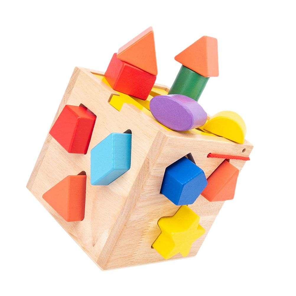 Masteelf Portable Shape Matching Toy with Geometric Blocks for Children ...