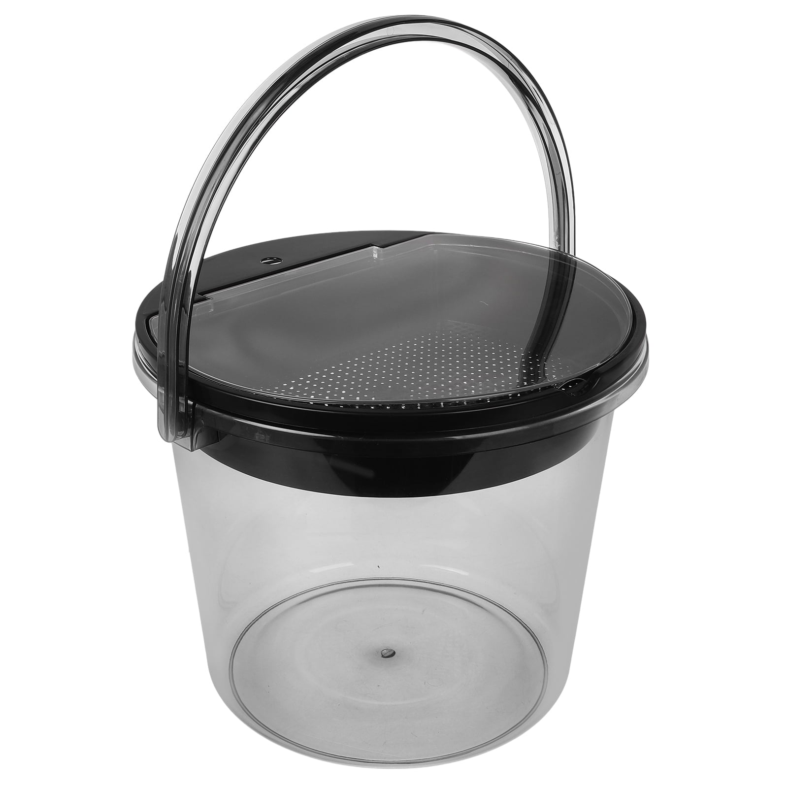 Masteelf Portable Tea Dregs Drainage Bucket with Lid Handheld Compost ...
