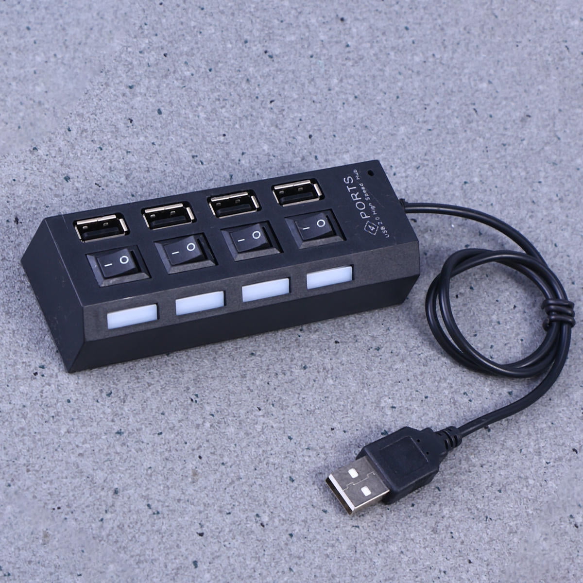 Masteelf Portable USB Hub 4 Ports USB 2.0 High Data Expansion Hub USB ...