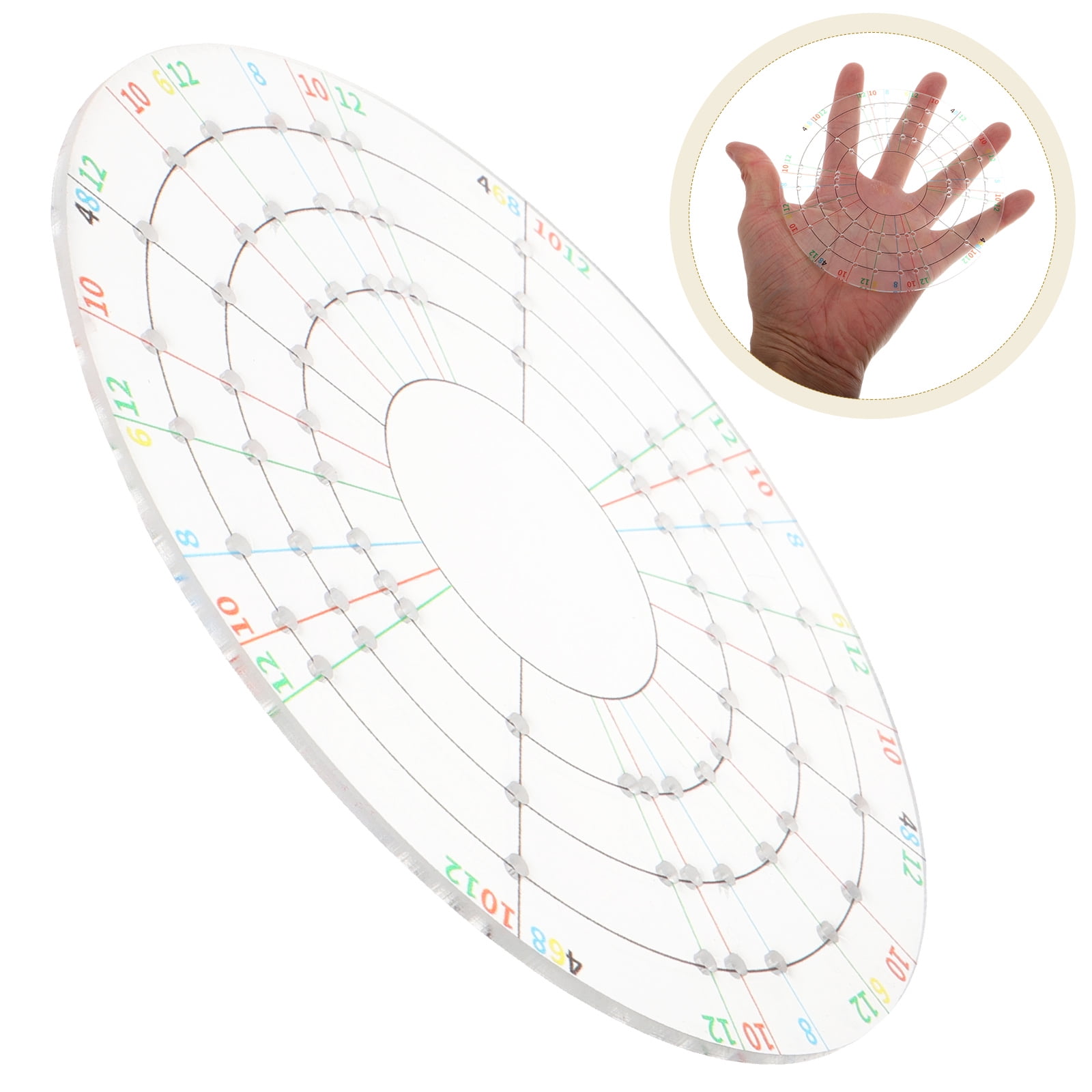 Masteelf Pottery Trimming Tool Ceramic Divider and Circle Ruler for ...