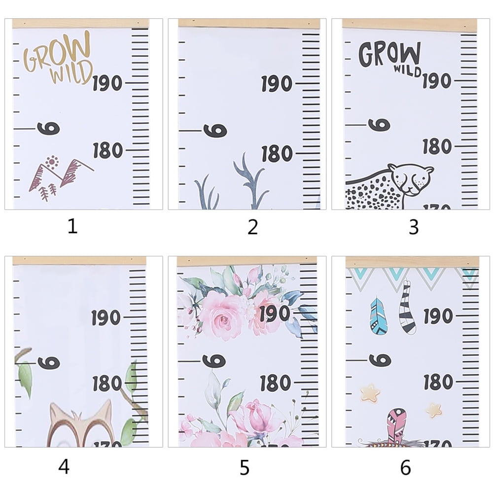 Masteelf Practical Kids Growth Chart Children Height Measurement Ruler ...