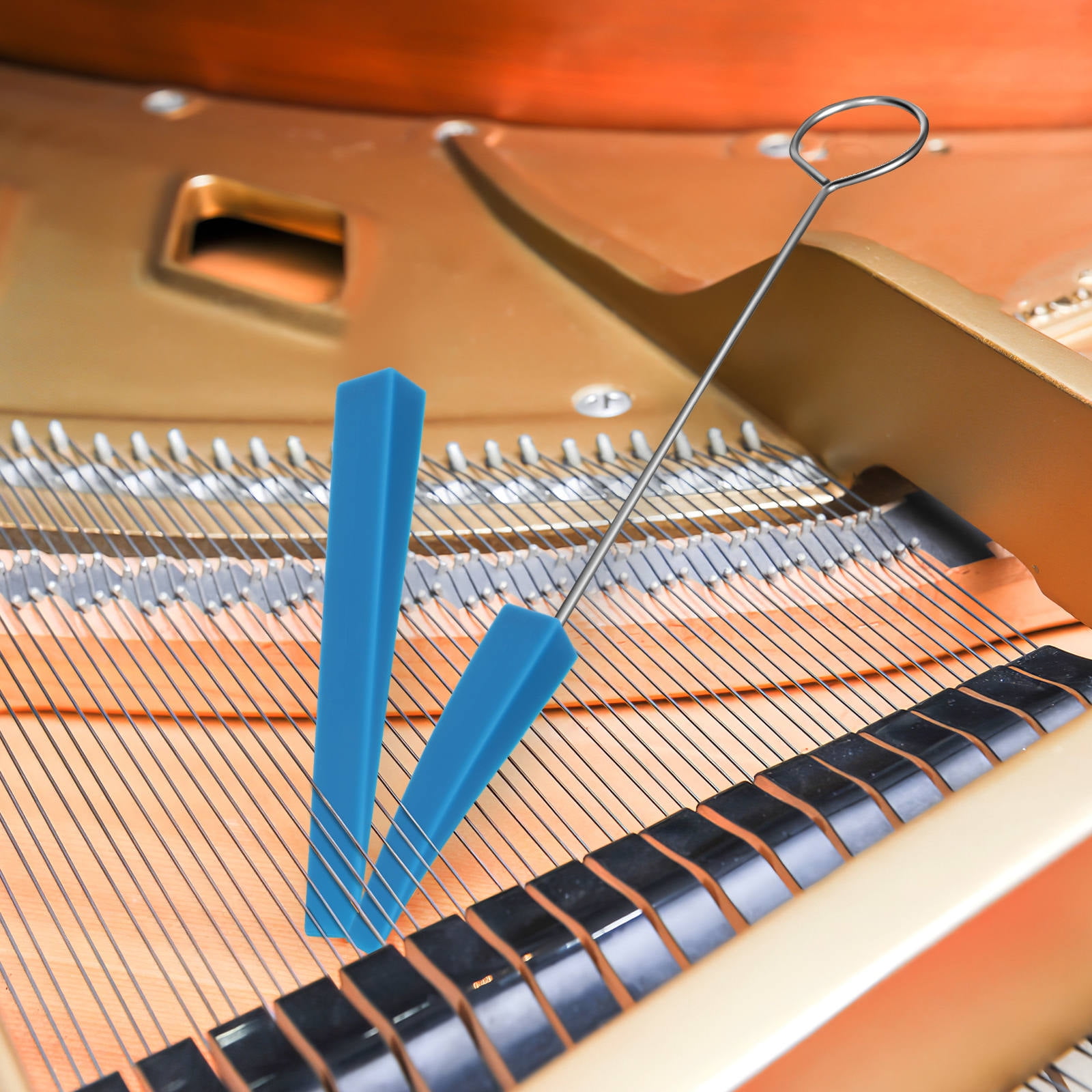 Masteelf Professional Piano Tuning Kit Damper Blocks Sticks Fast Lever ...