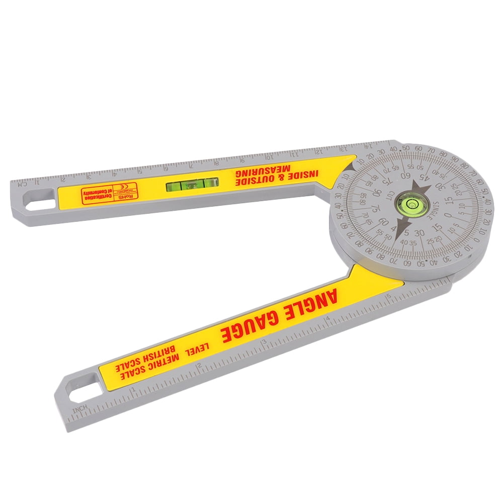 Masteelf Prop Hat Angle Ruler Protractor Corner Woodworking Measuring ...