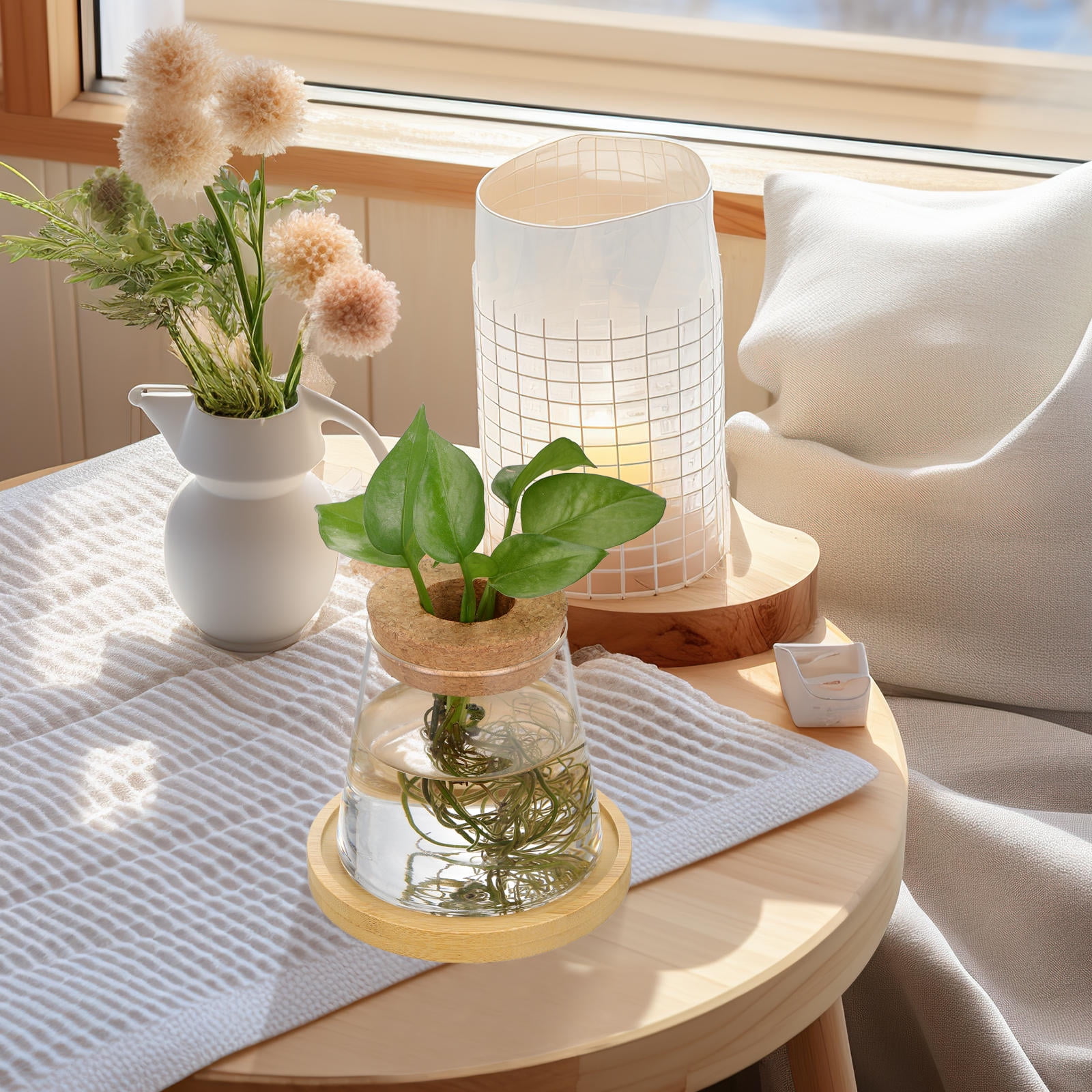 Masteelf Propagation Stations Glass Desktop Planter Vase Glass ...