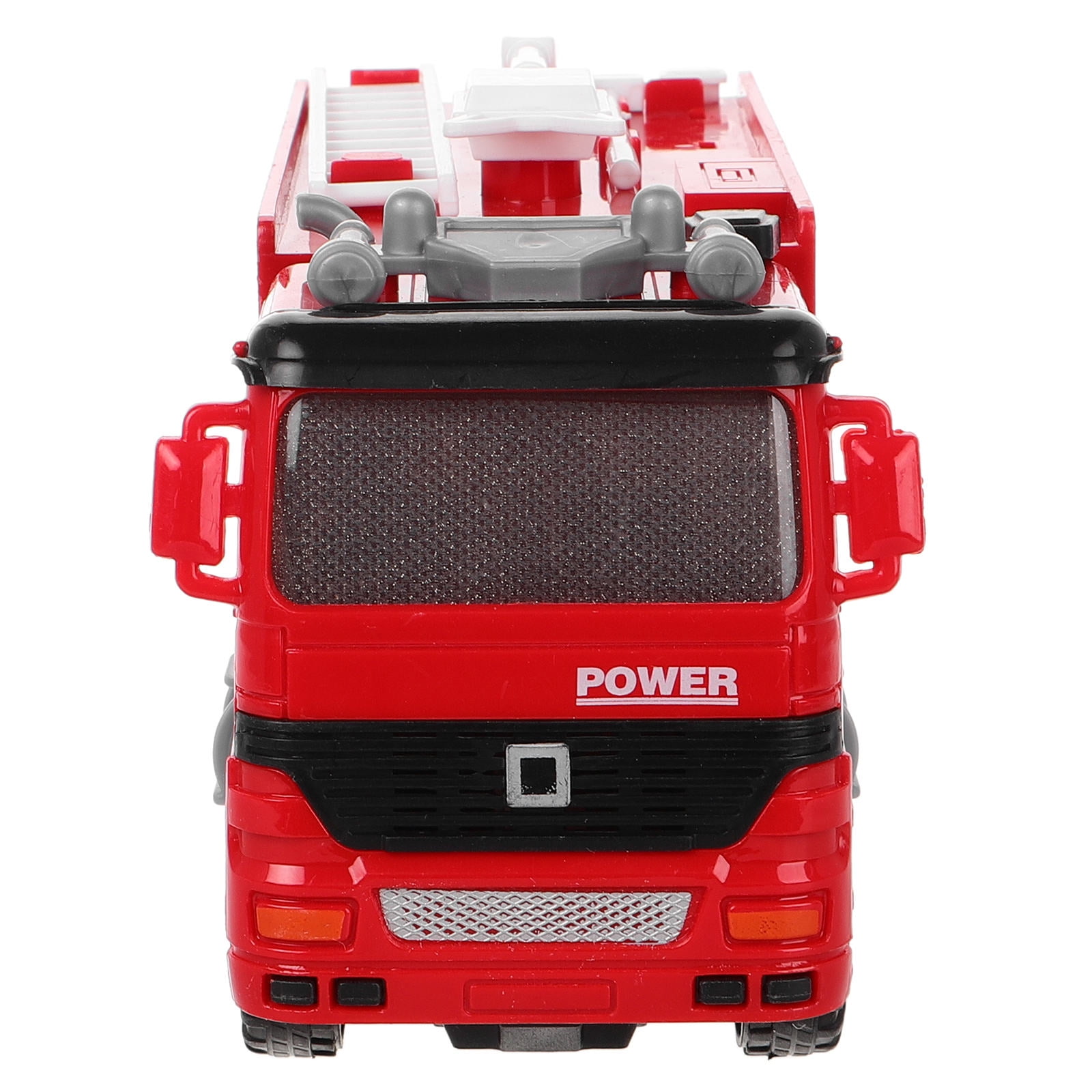 Masteelf Pullback Fire Truck Toy Small Pull Back Firetruck Plastic Fire ...