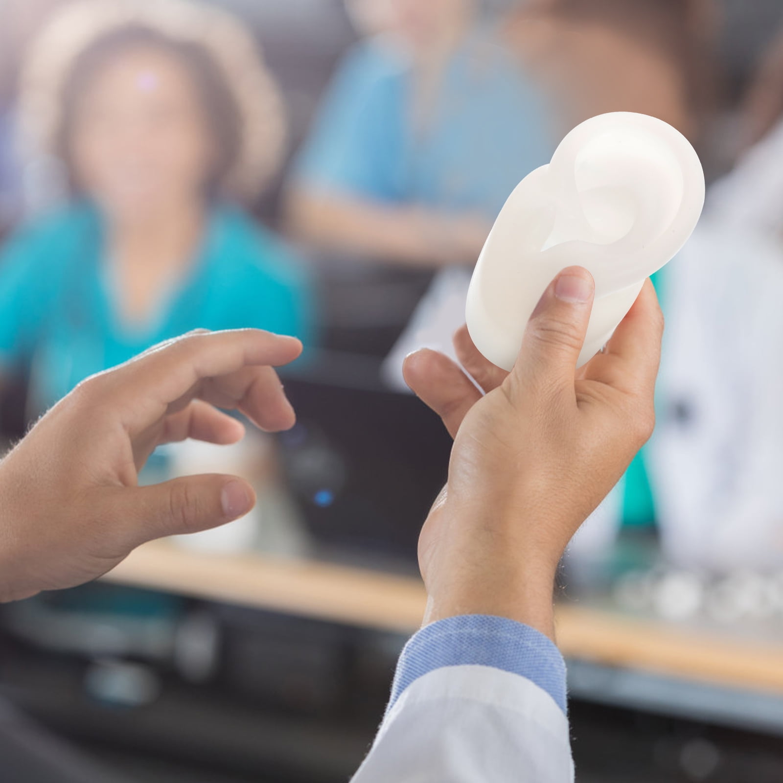 Masteelf Puncture Practice Ear Model Earrings Display Prop Cartilage ...