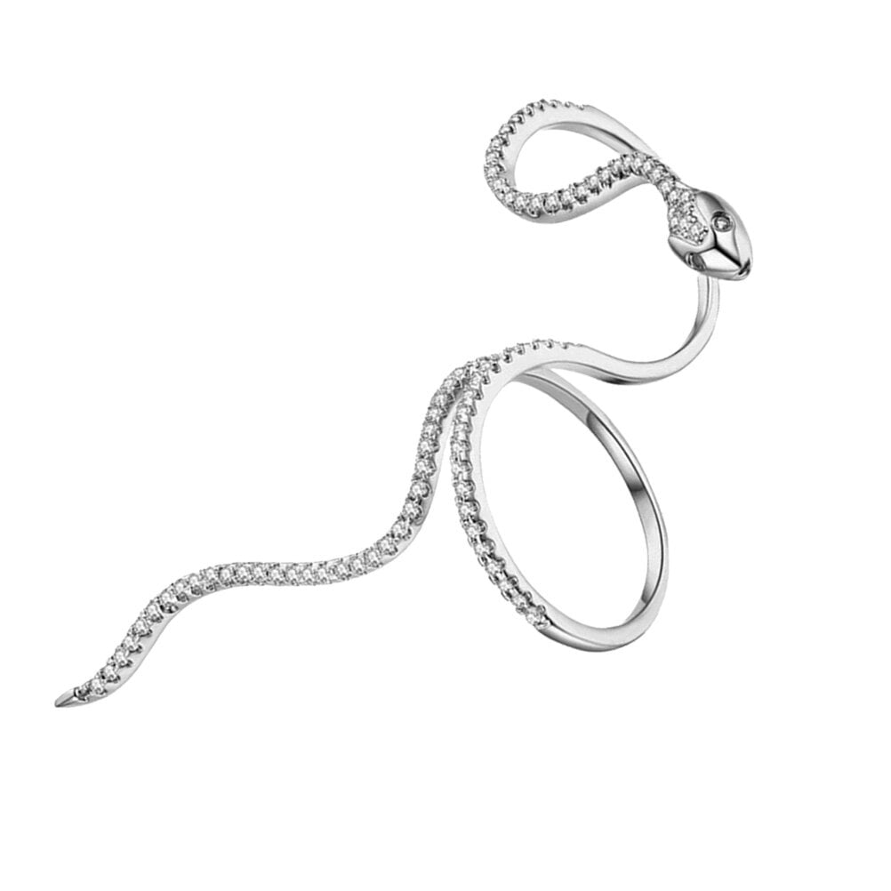 Masteelf Punk Gothic Opening Finger Snake Split Ring Party - Walmart.com