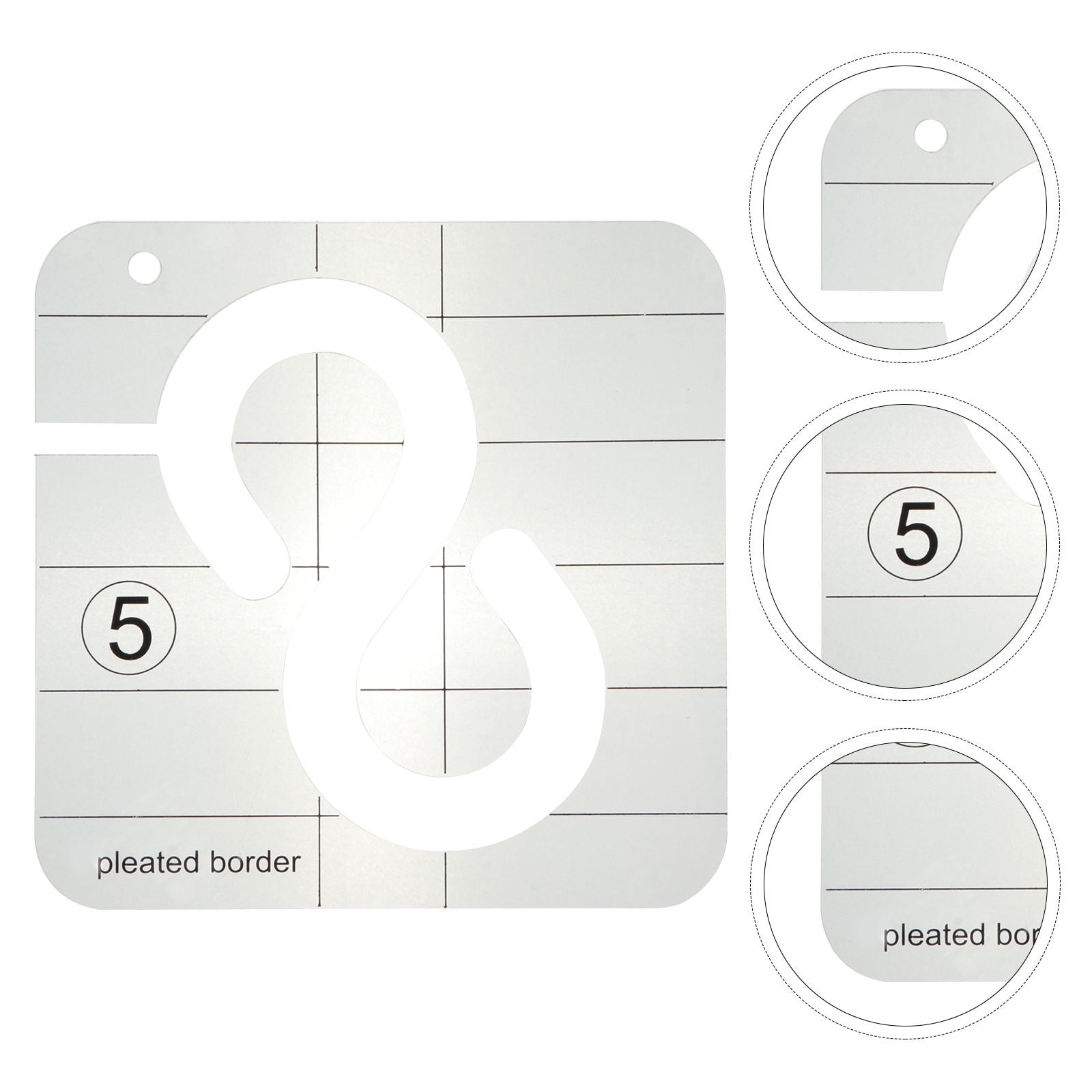 Masteelf Quilting Ruler for DIY Use Transparent Acrylic Sewing Template ...