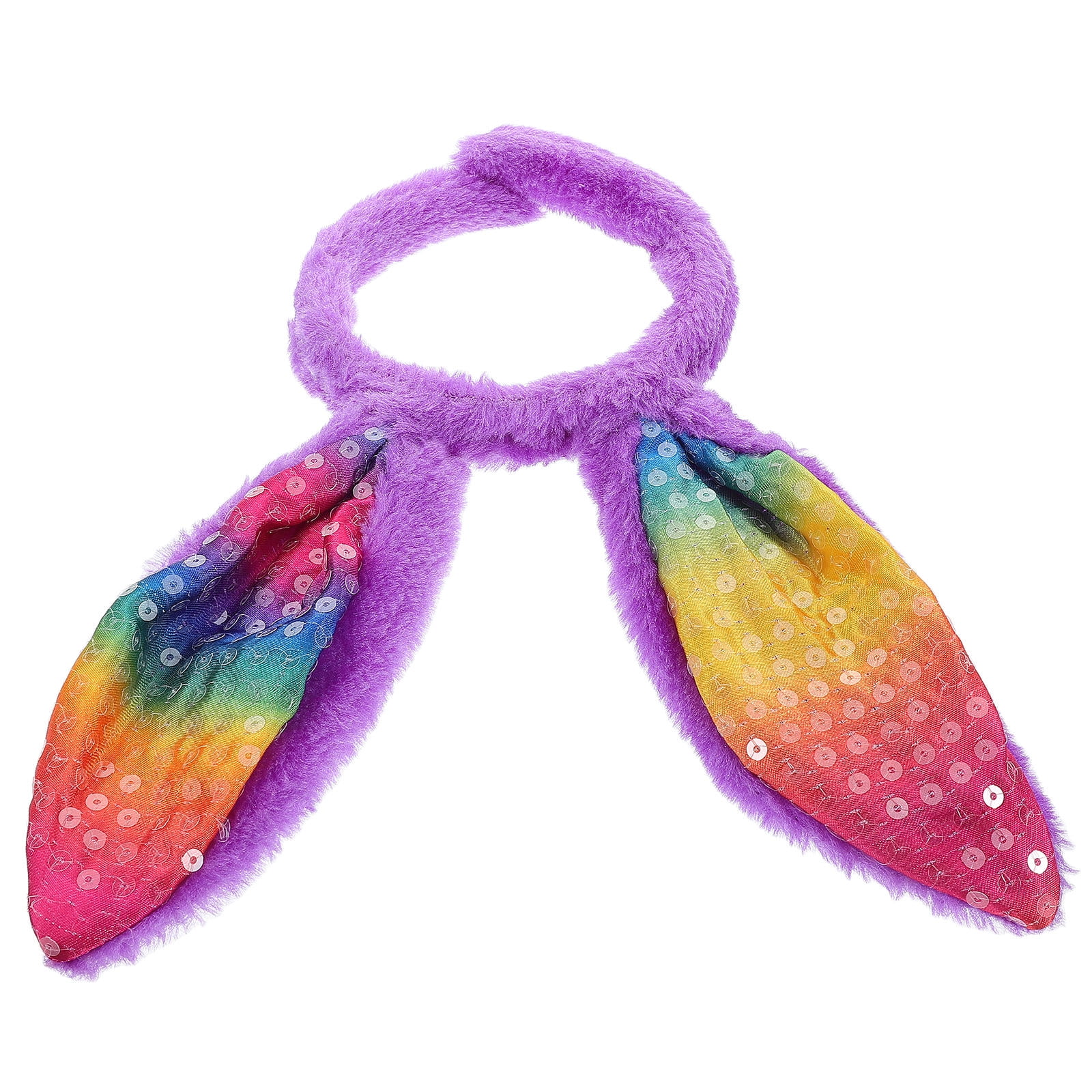 Masteelf Rabbit Ear Headband Headgear Ears Headpiece Headbands Purple ...